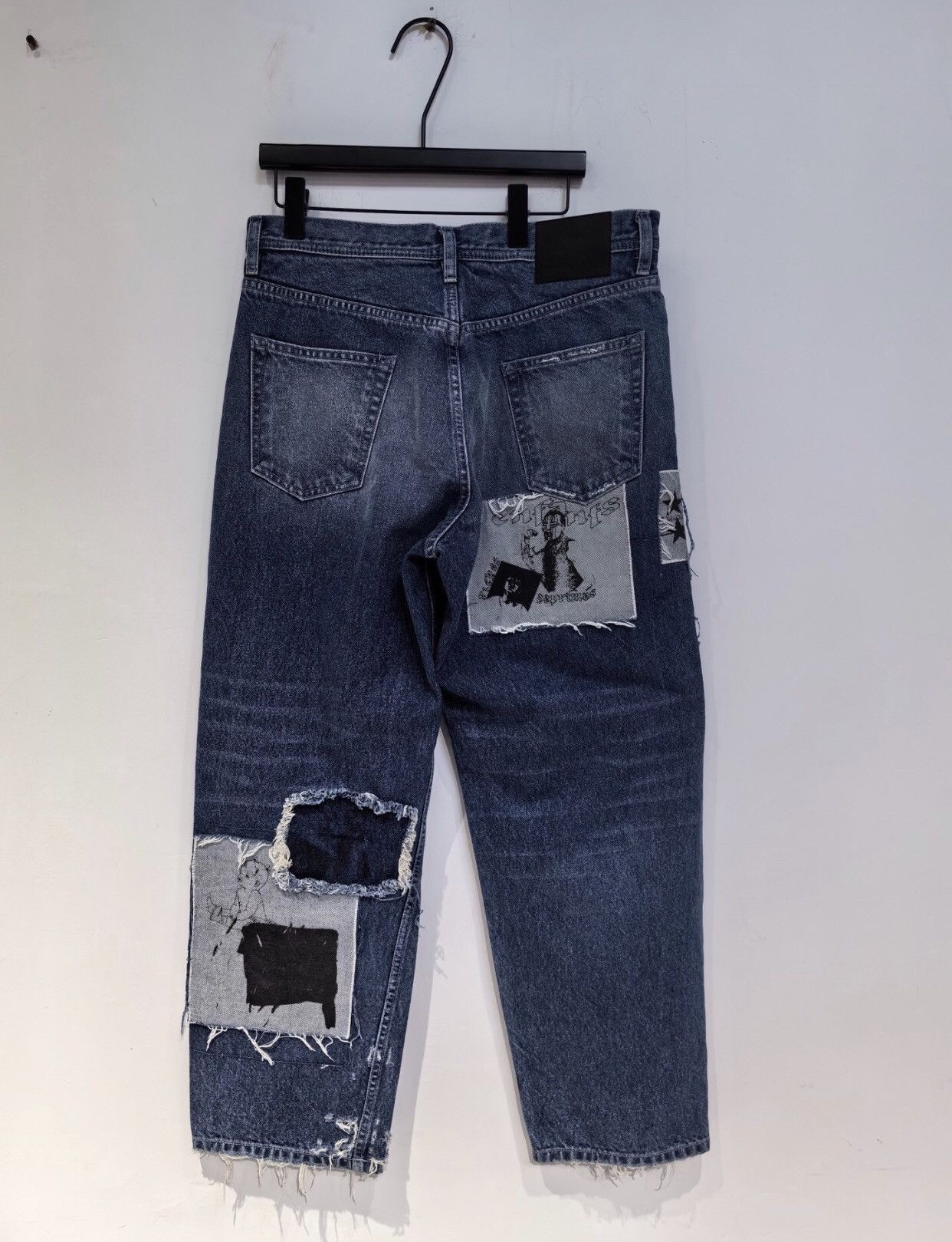 Enfants Riches Deprimes ERD 22FW adhesive denim jeans - DMC | Grailed