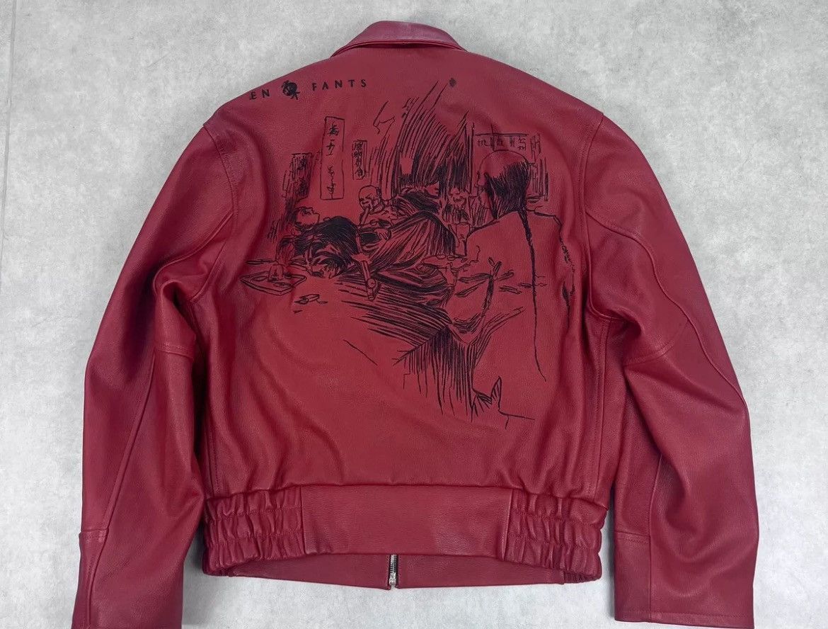 Enfants Riches Deprimes ERD Erd 23fw Red Big Smoke Leather Jacket - DMC | Grailed