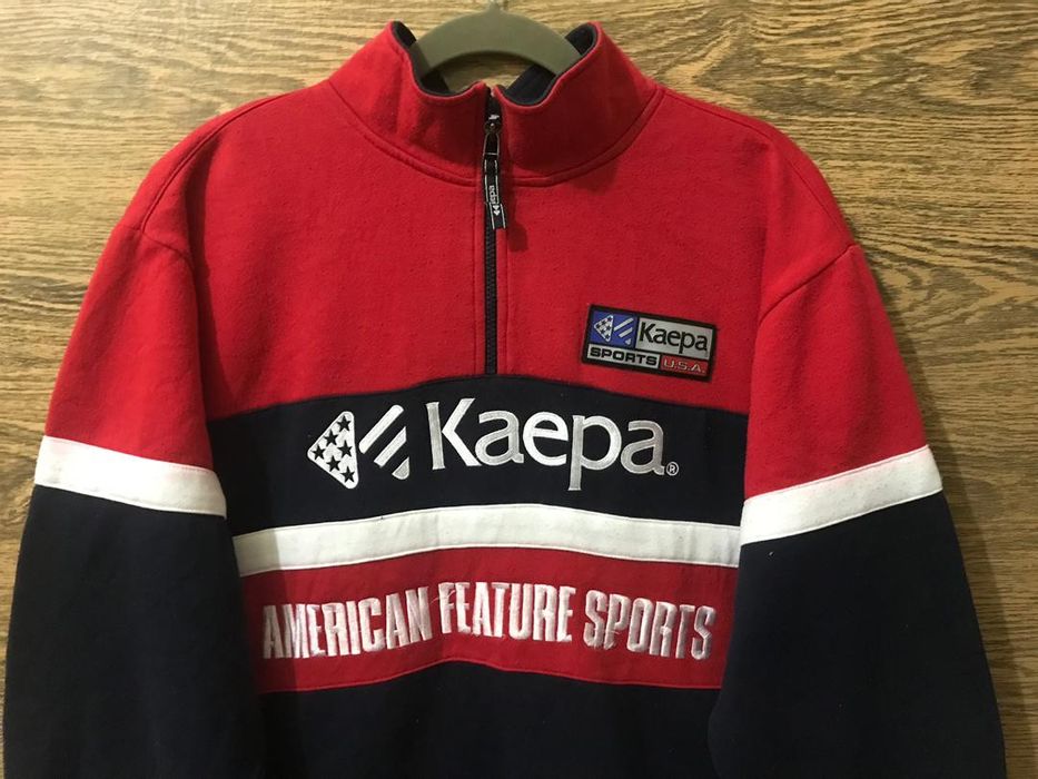 Kappa Kaepa Sweatshirt/Big Embroidered logo/Nice design/Size on Tag ...