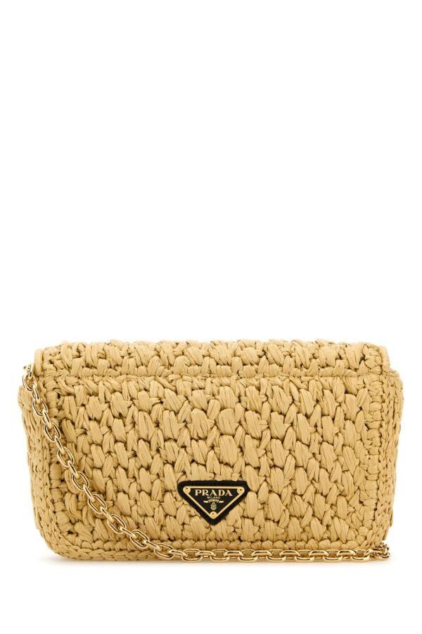 Prada Raffia Crossbody Bag | Grailed