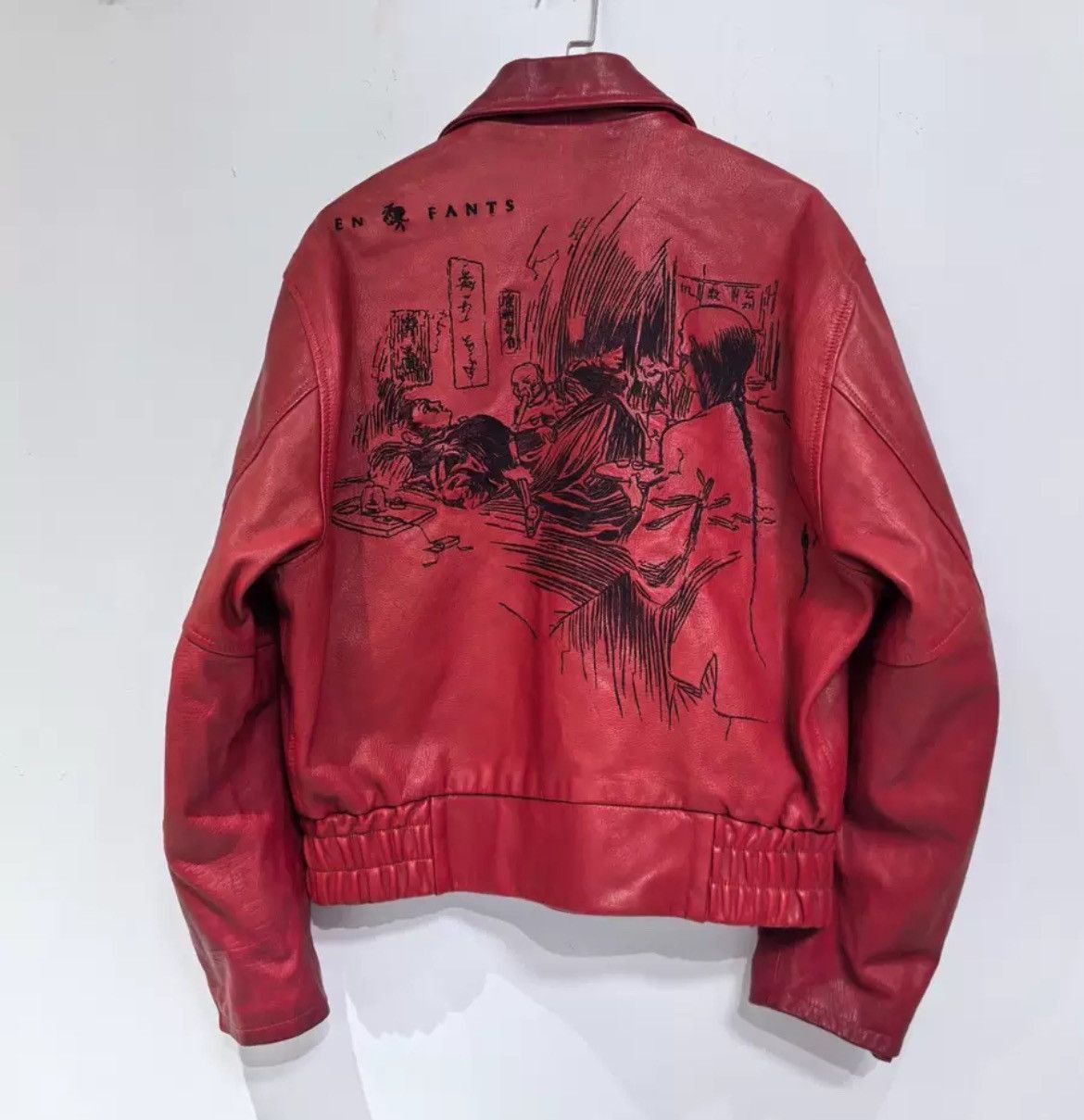 Enfants Riches Deprimes ERD 23FW popular big red leather jacket - DMC ...