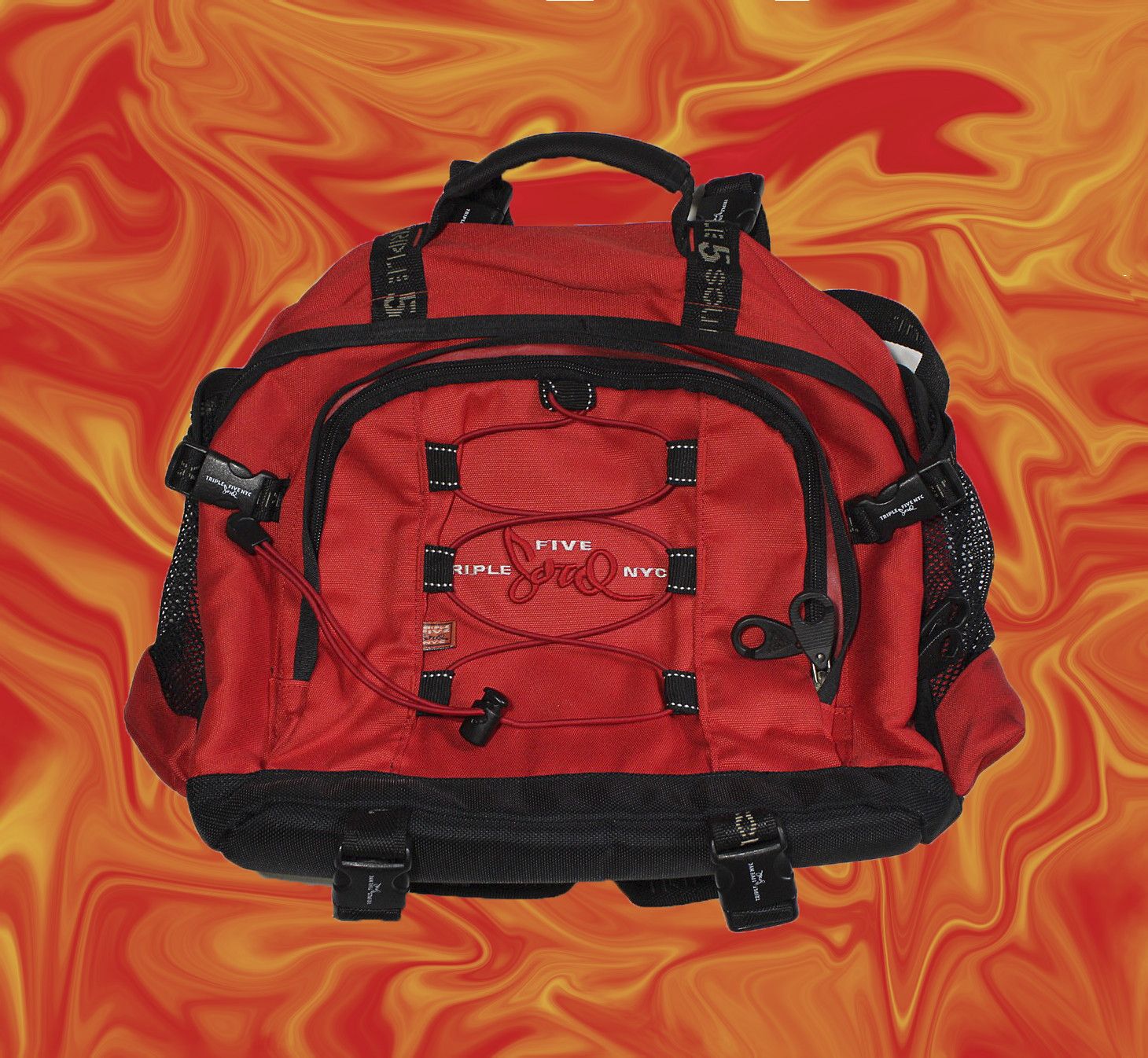 Triple 5 Soul × Vintage Vintage Triple Five Soul NYC Red Soul Backpack ...