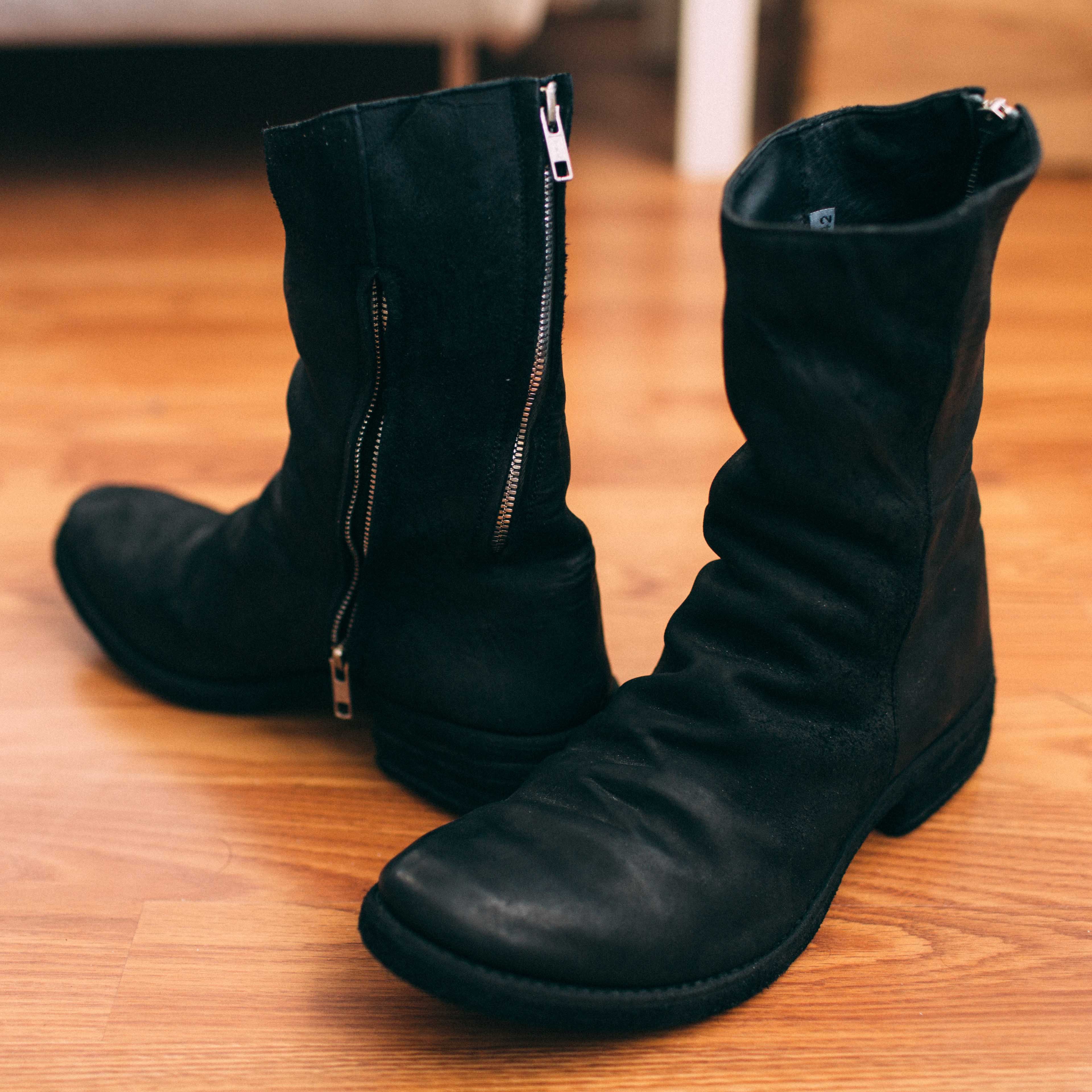 A1923 Black Culatta Double Zip Boots | Grailed