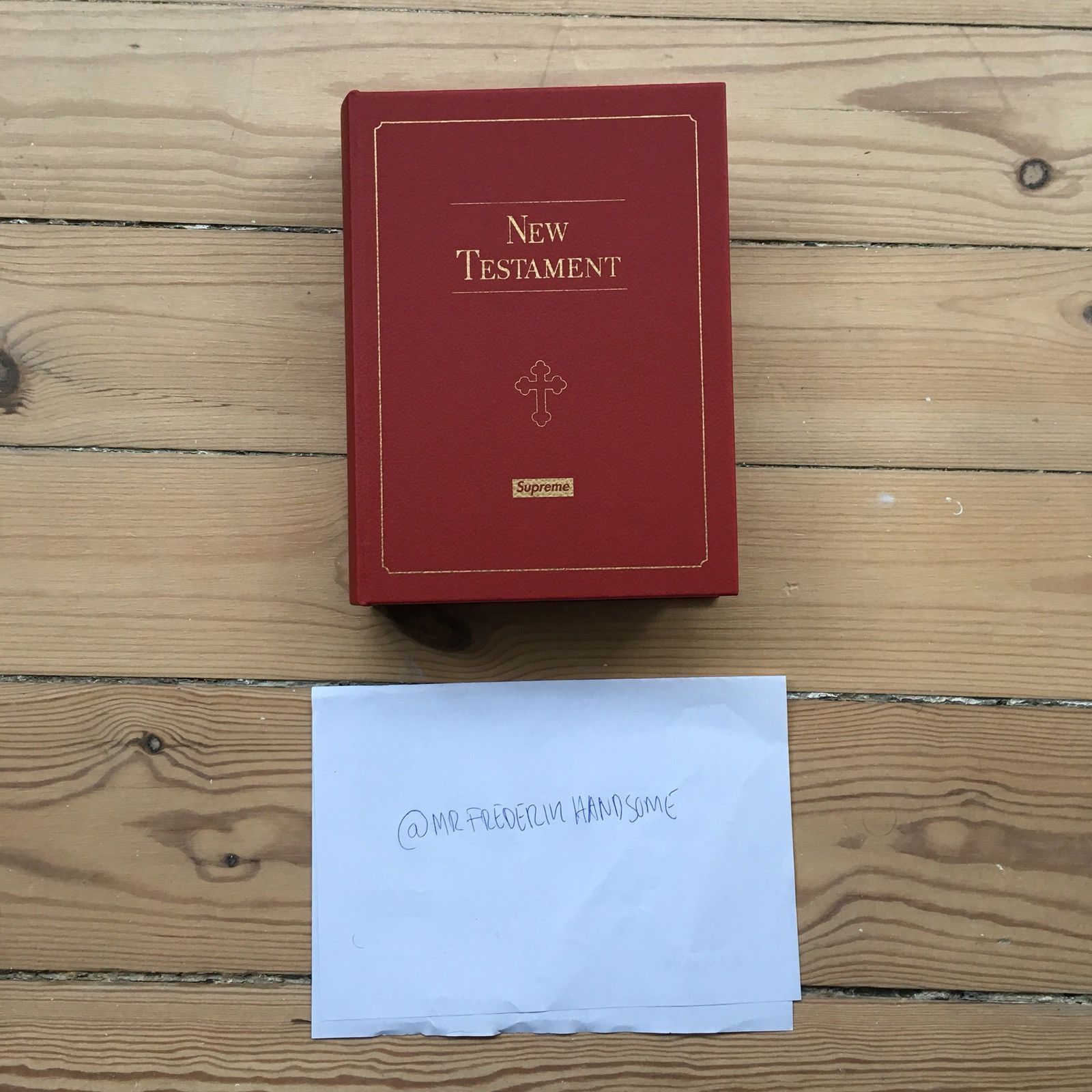 Supreme New Testament Holy Bible Stashbox | Grailed
