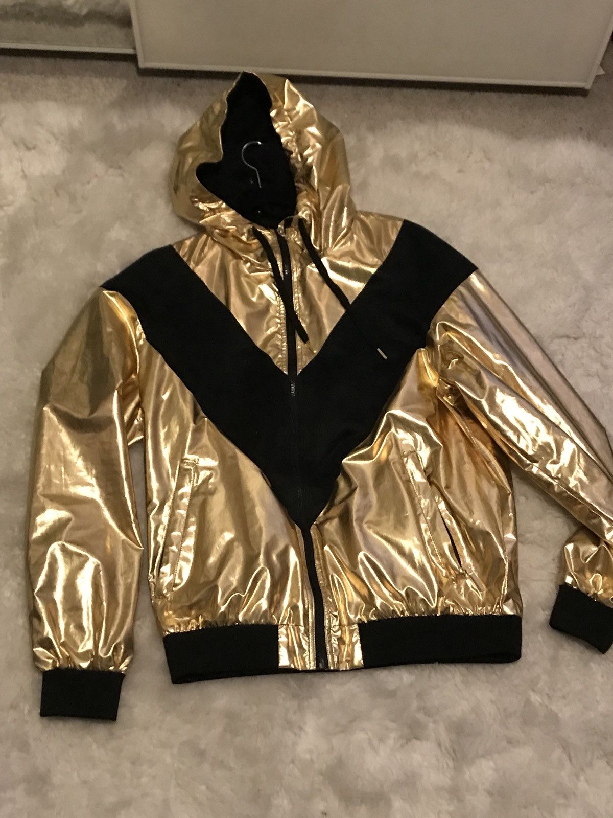 Versace Jeans Couture Versace Jeans Couture Gold And Black Jacket | Grailed
