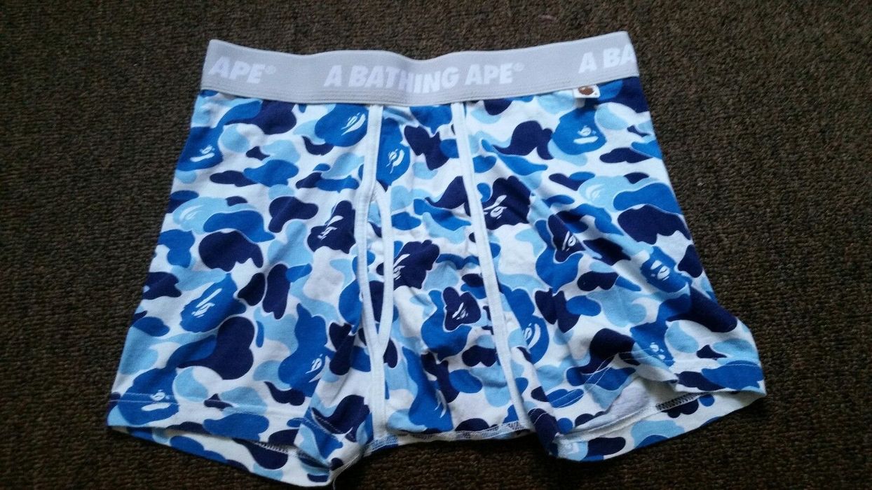Bape Bape ABC Blue Camo Trunk Boxer - Size Large | Grailed