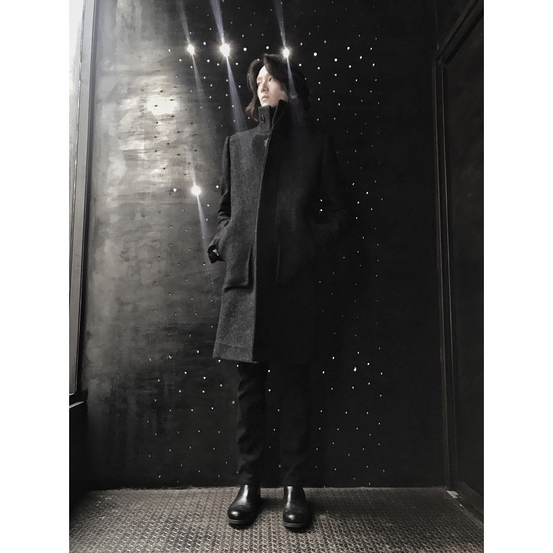 Deepti 100%new WOOL LONG COAT WITH BUTTON PLEAT | Grailed