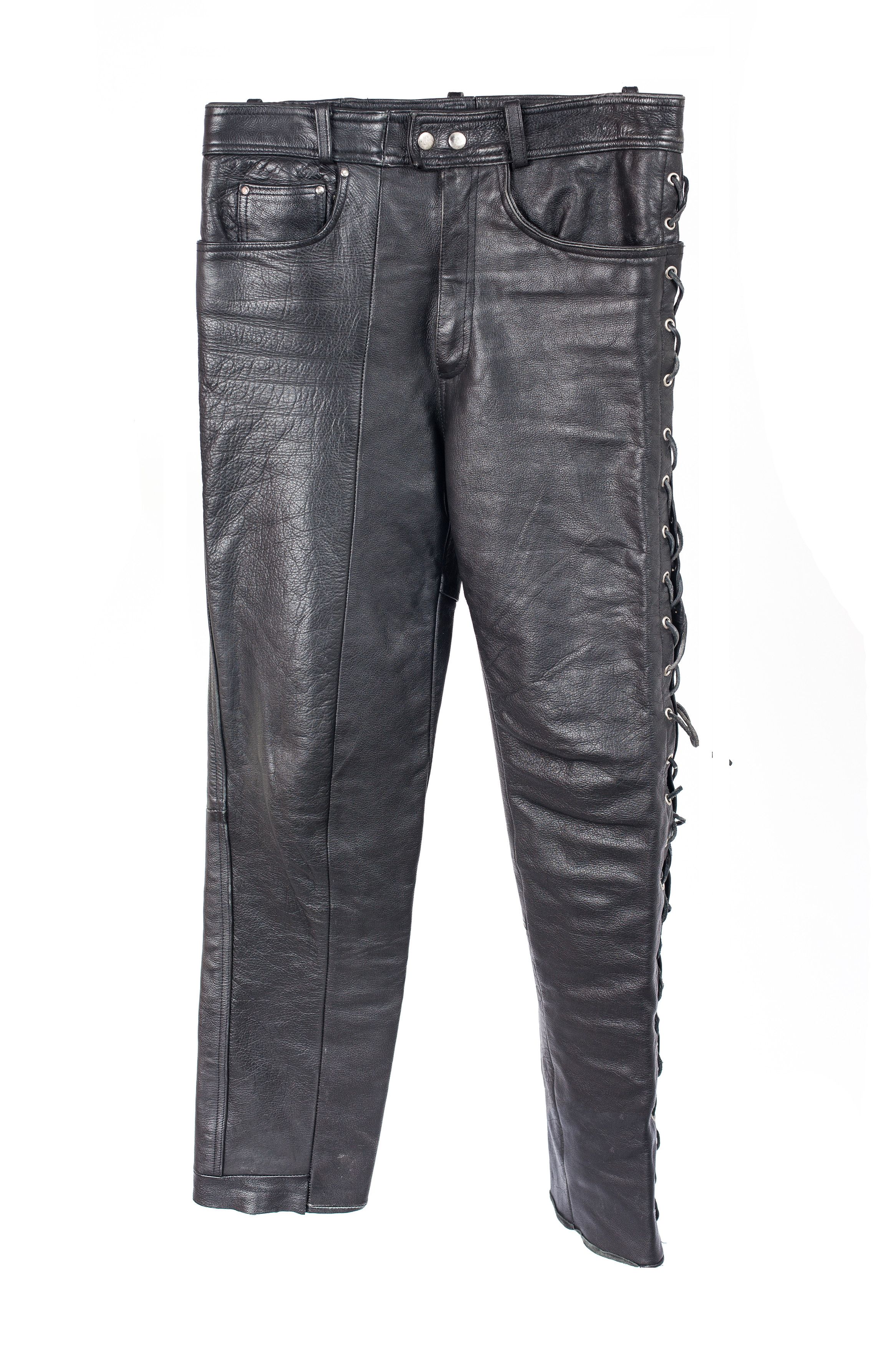 Maison Margiela AW04 Artisanal 010 Reconstructed Leather Pants | Grailed