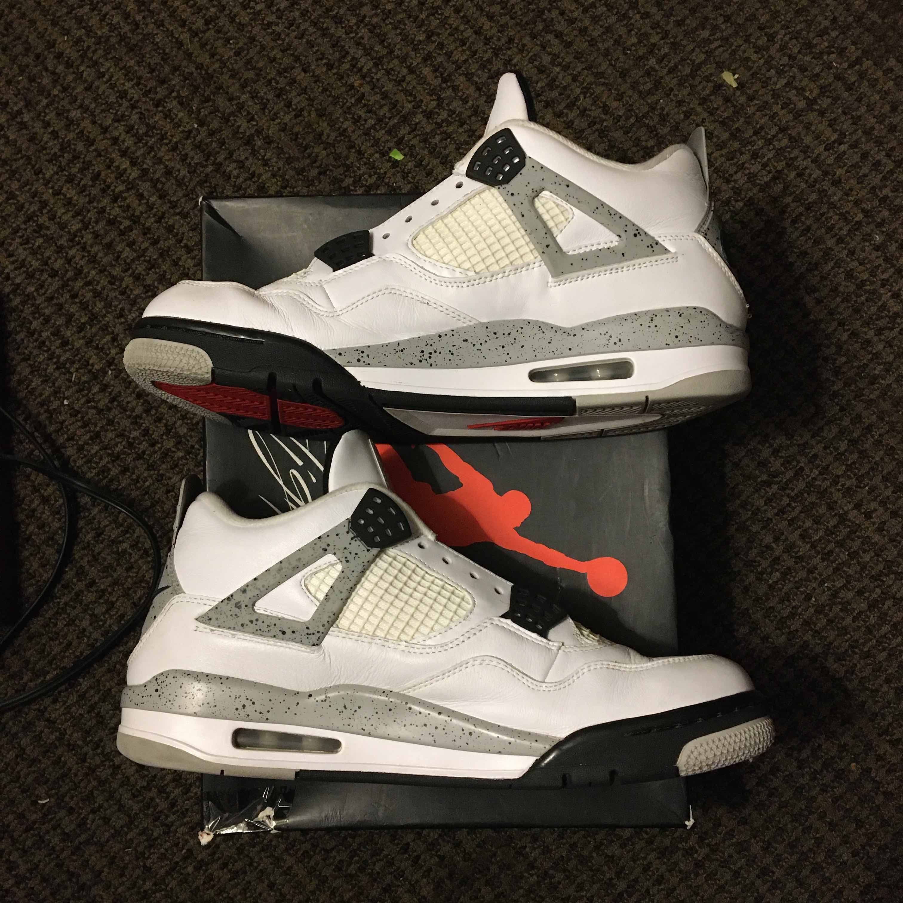 Jordan Brand Air Jordan 4 Retro OG White Cement 2016 | Grailed