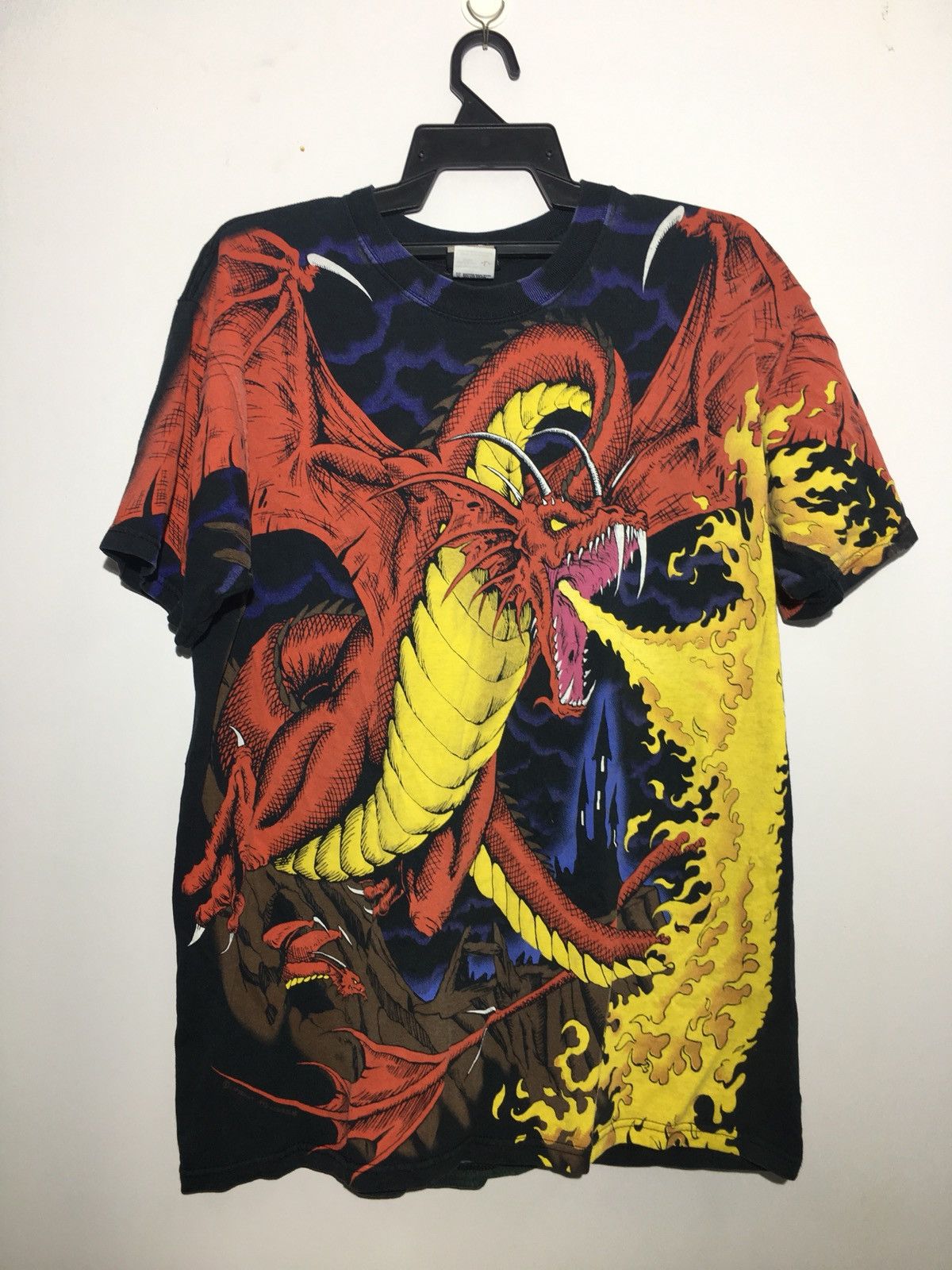 Liquid Blue × Vintage vintage liquid blue dragon and knight full print ...