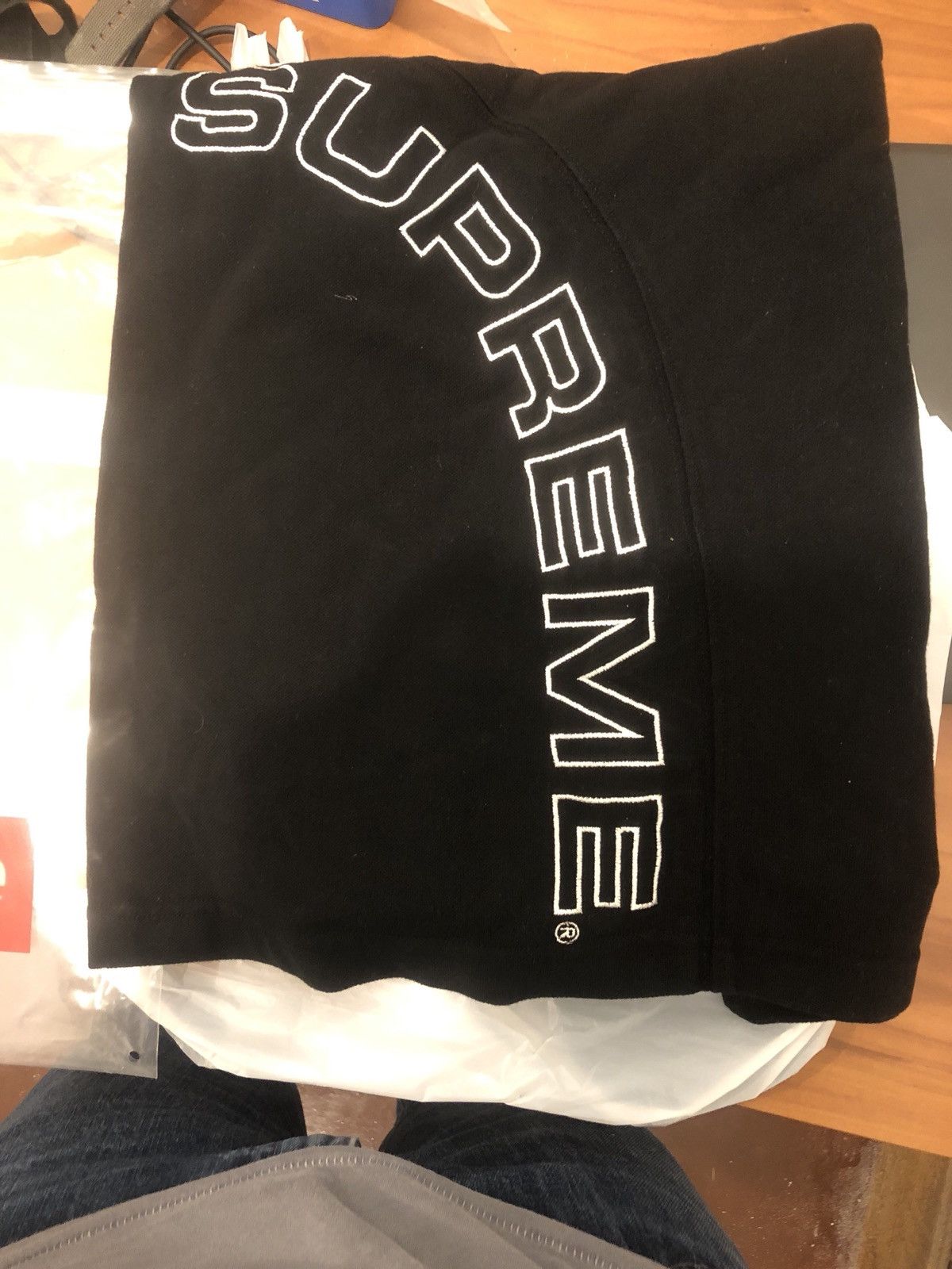 Supreme Corner Arc L/S Logo | Grailed