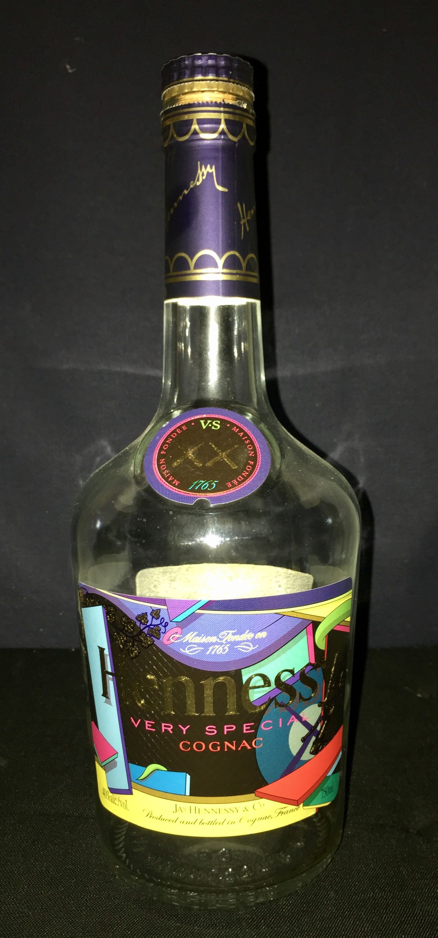Hennessy × Kaws KAWS X HENNESSY LIMITED EDITION BOTTLE 750ML | Grailed