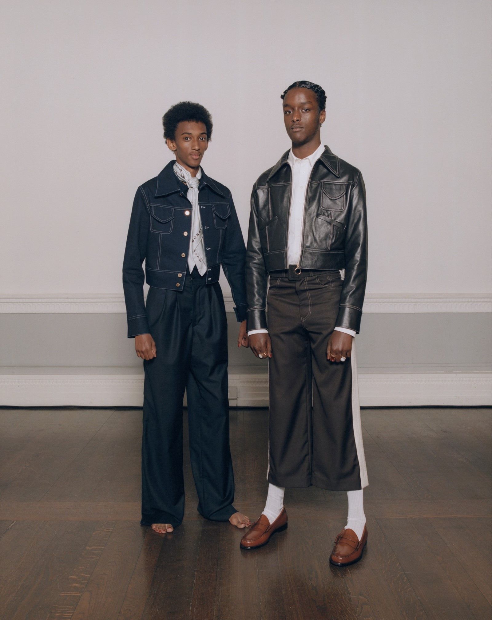 Wales Bonner SS16 Brown Striped Trousers | Grailed