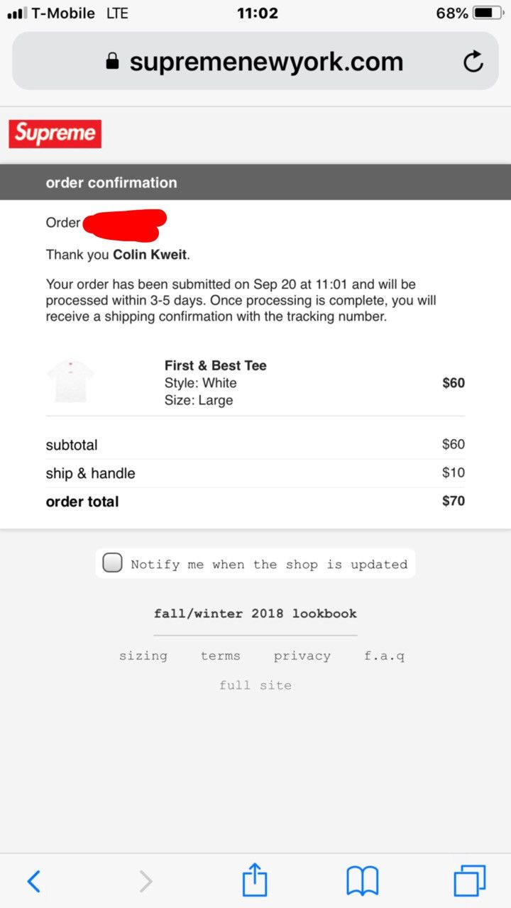 Supreme First and Best Supreme tee(HAVE IN HAND) | Grailed