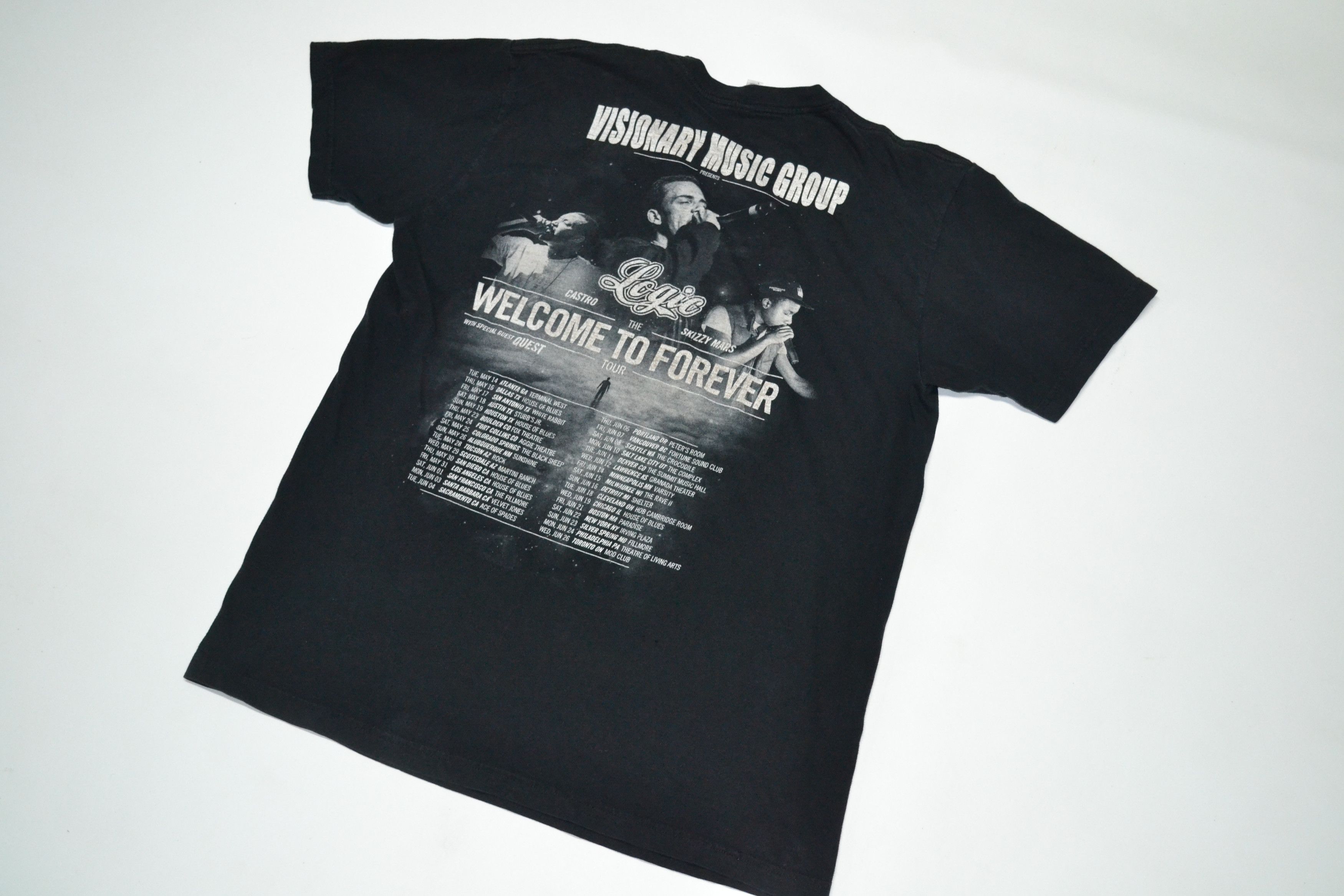 Logic Logic Welcome to Forever Tour Tee Rap Hip Hop Concert Band T ...