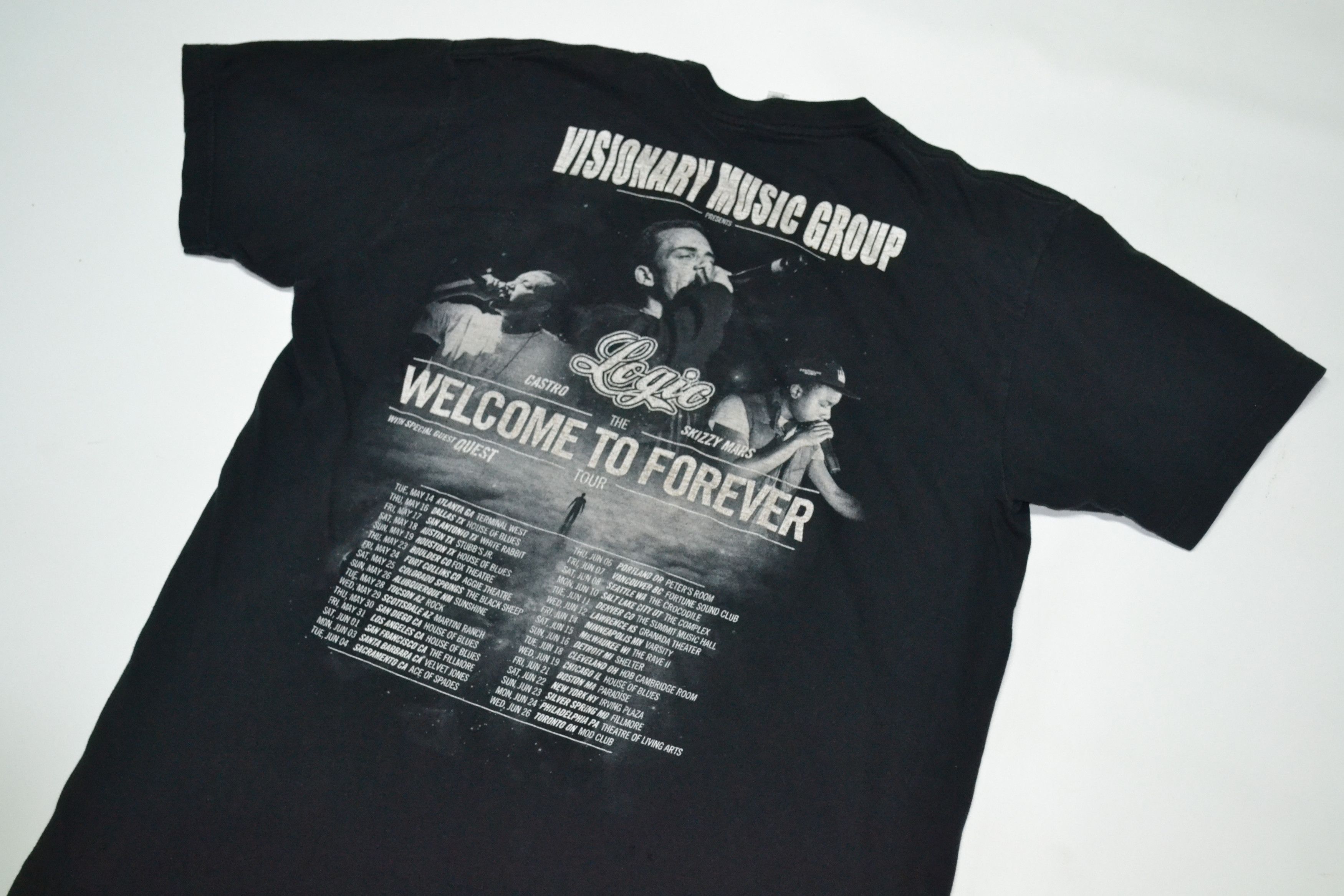 Logic Logic Welcome to Forever Tour Tee Rap Hip Hop Concert Band T ...