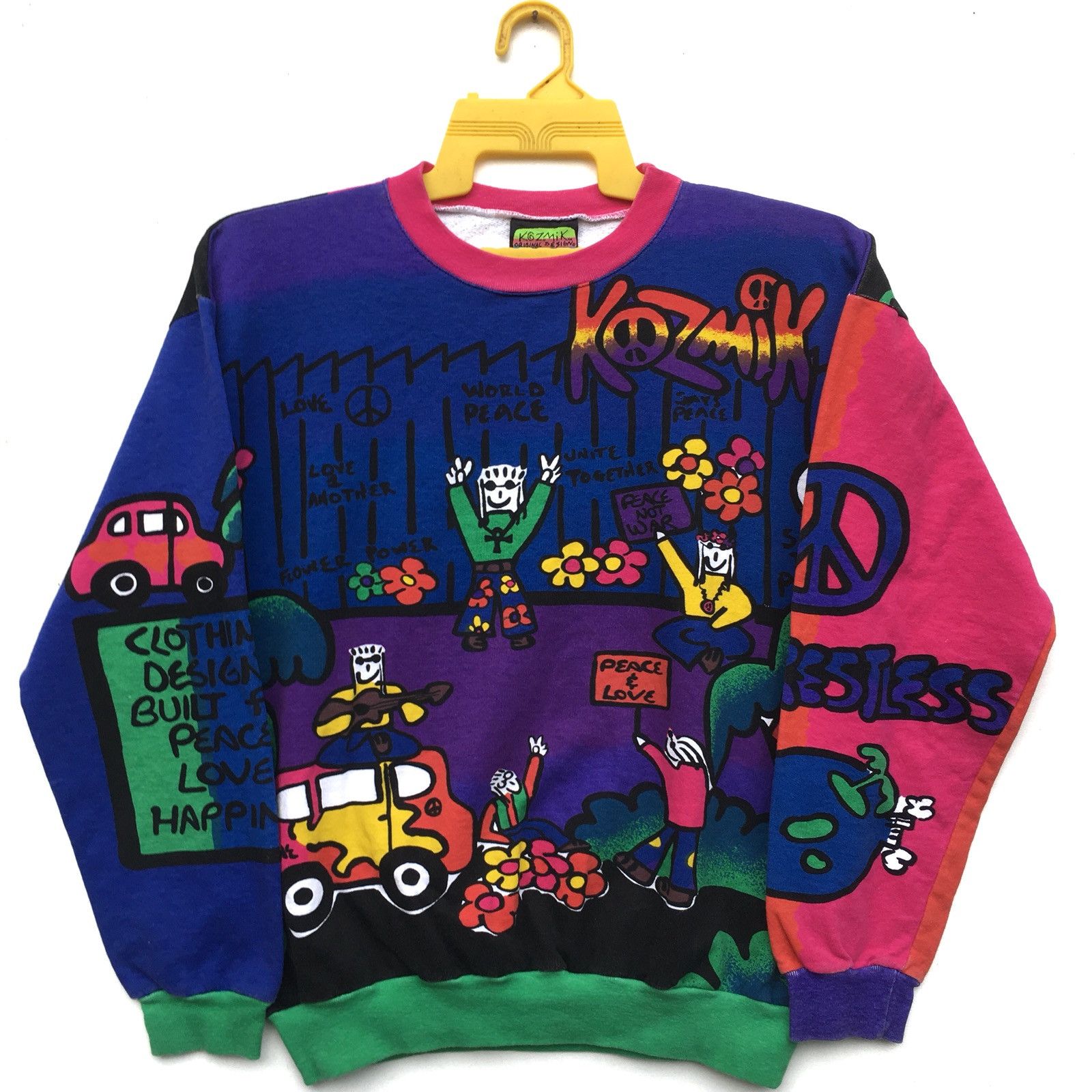 Art × Designer × Very Rare Kozmik Sweatshirt New Zealand Pop Art ...