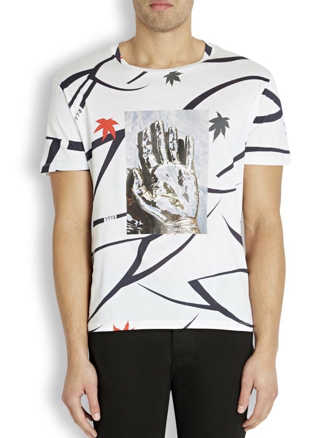 Raf Simons Raf Simons Hand Print Tee | Grailed