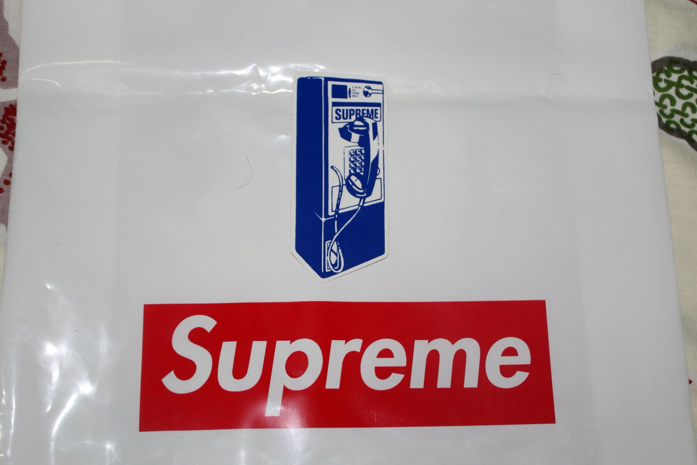 Supreme Supreme Payphone Sticker | Grailed
