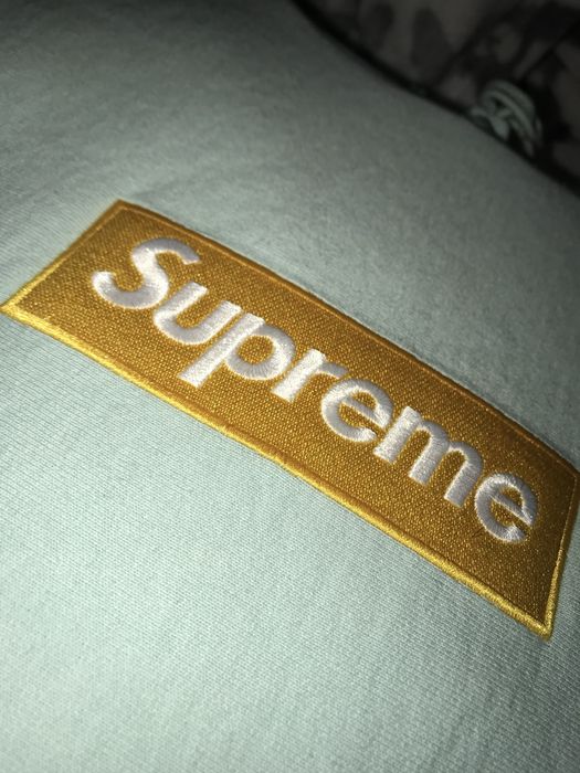 Supreme Supreme Ice Blue Box Logo Hoodie | Grailed