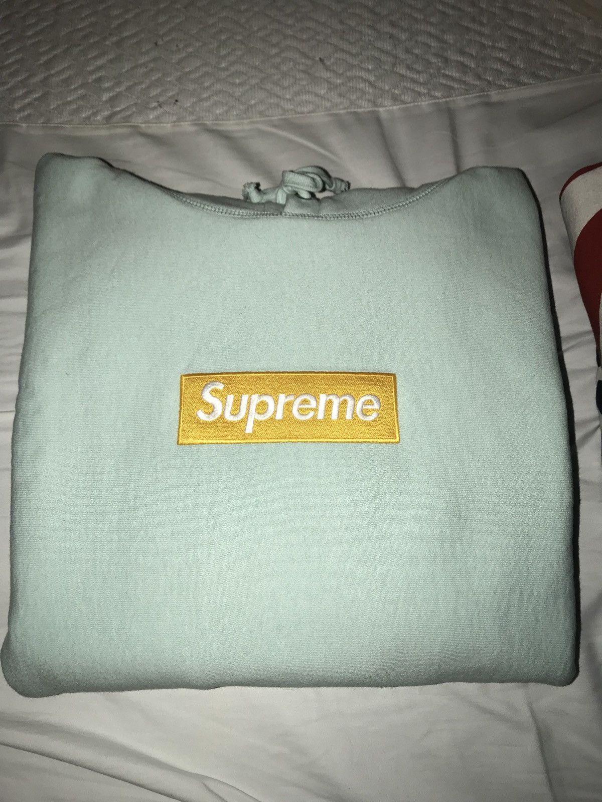Supreme Supreme Ice Blue Box Logo Hoodie | Grailed