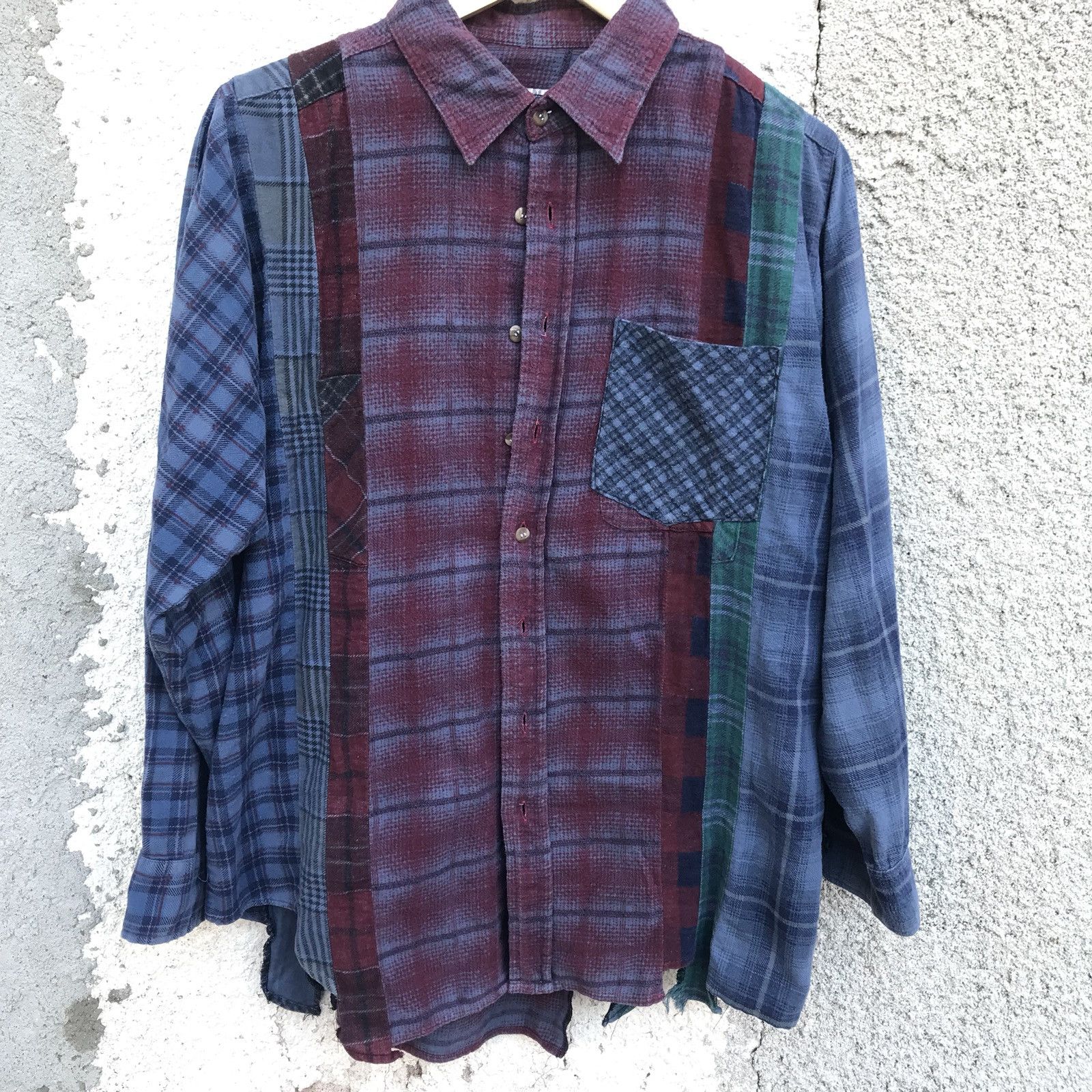 Needles Rebuild 7 Cut Flannel | Grailed