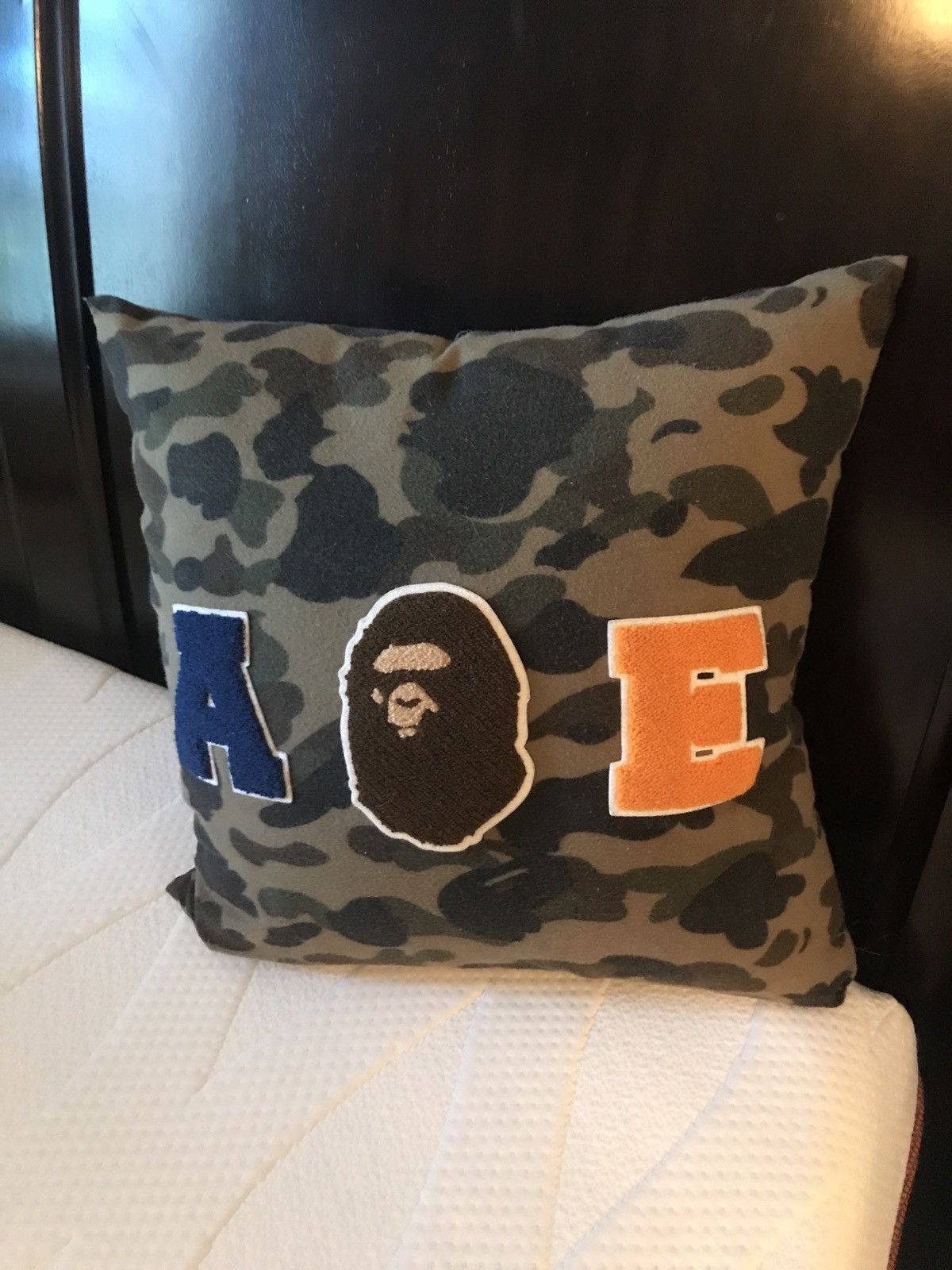 Bape Bape Green Camp Pillow | Grailed