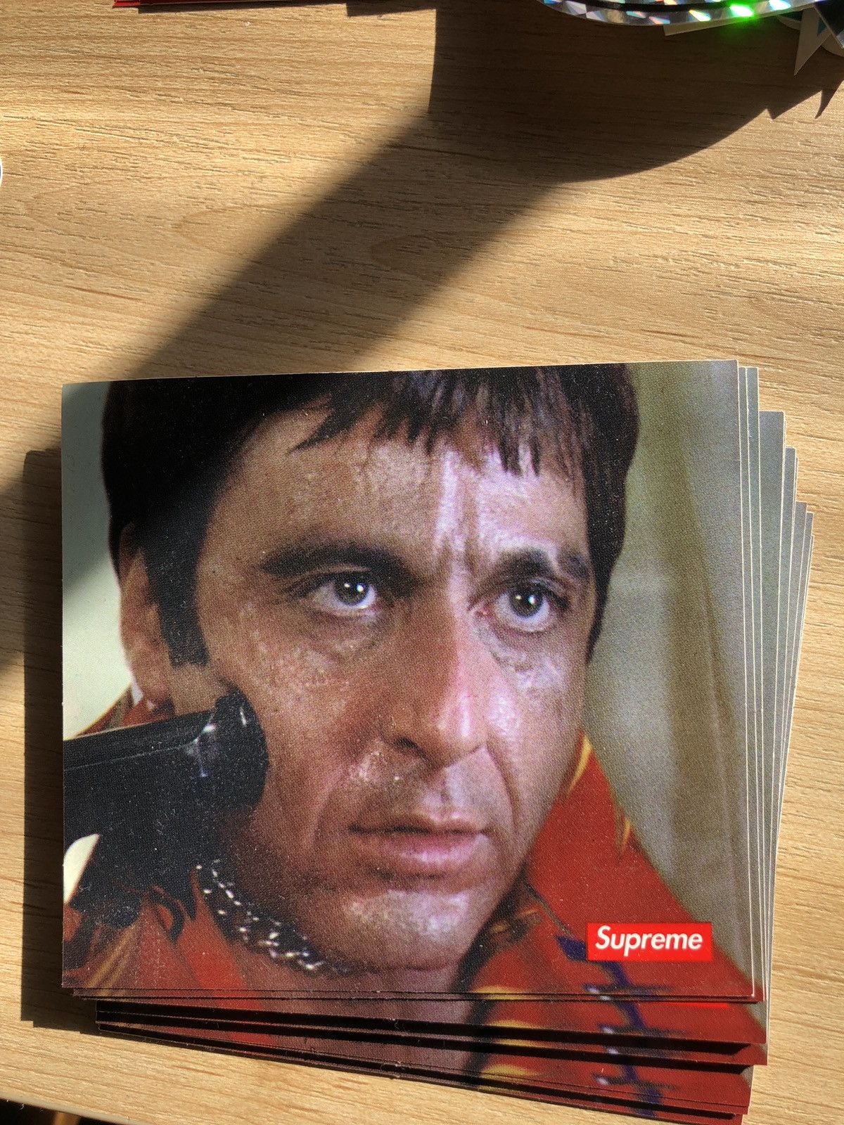 Supreme Scarface Shower Sticker | Grailed