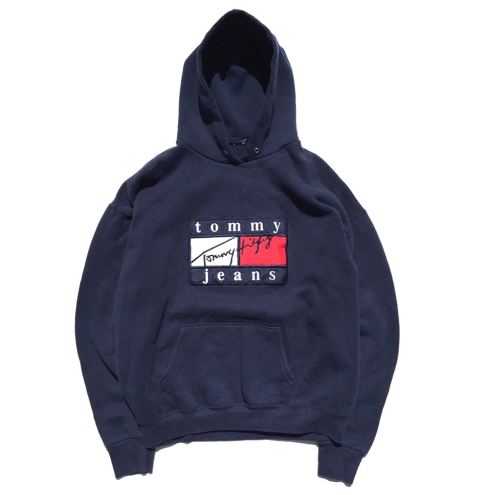 Vintage Vintage BL 90s Tommy Hilfiger Flag Hoodie | Grailed