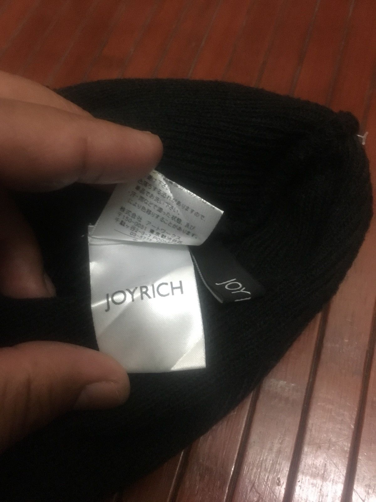Joyrich Joyrich Beanie Hat Parody Parental Advisory Warning Label | Grailed