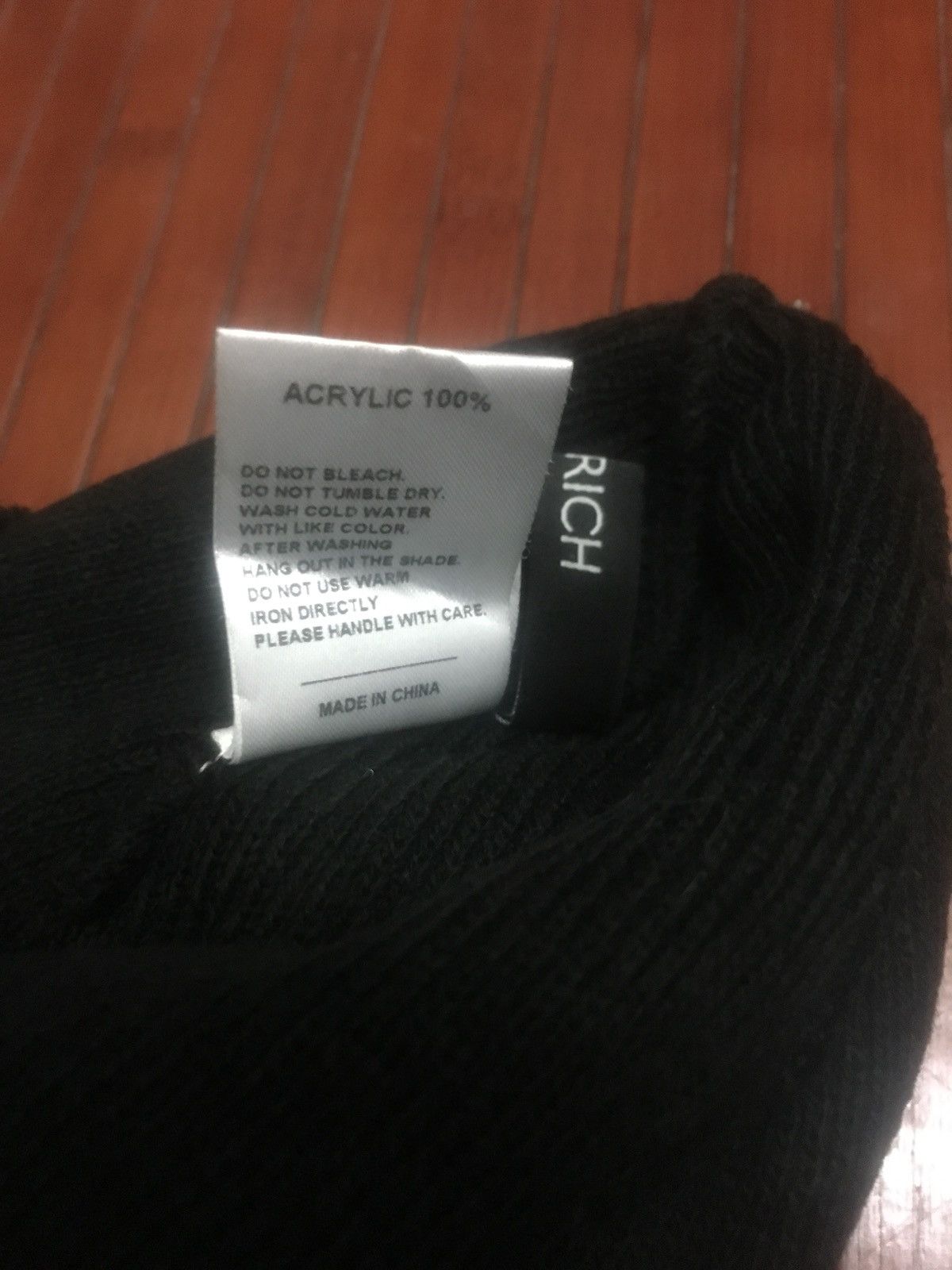 Joyrich Joyrich Beanie Hat Parody Parental Advisory Warning Label | Grailed