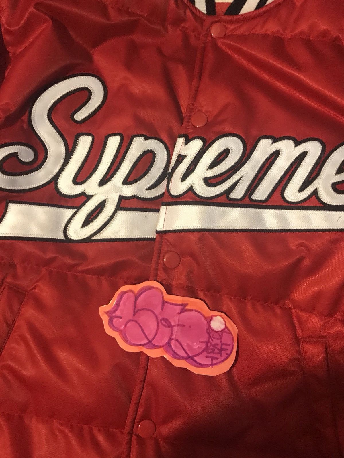 Supreme Fw16 Script Varsity | Grailed