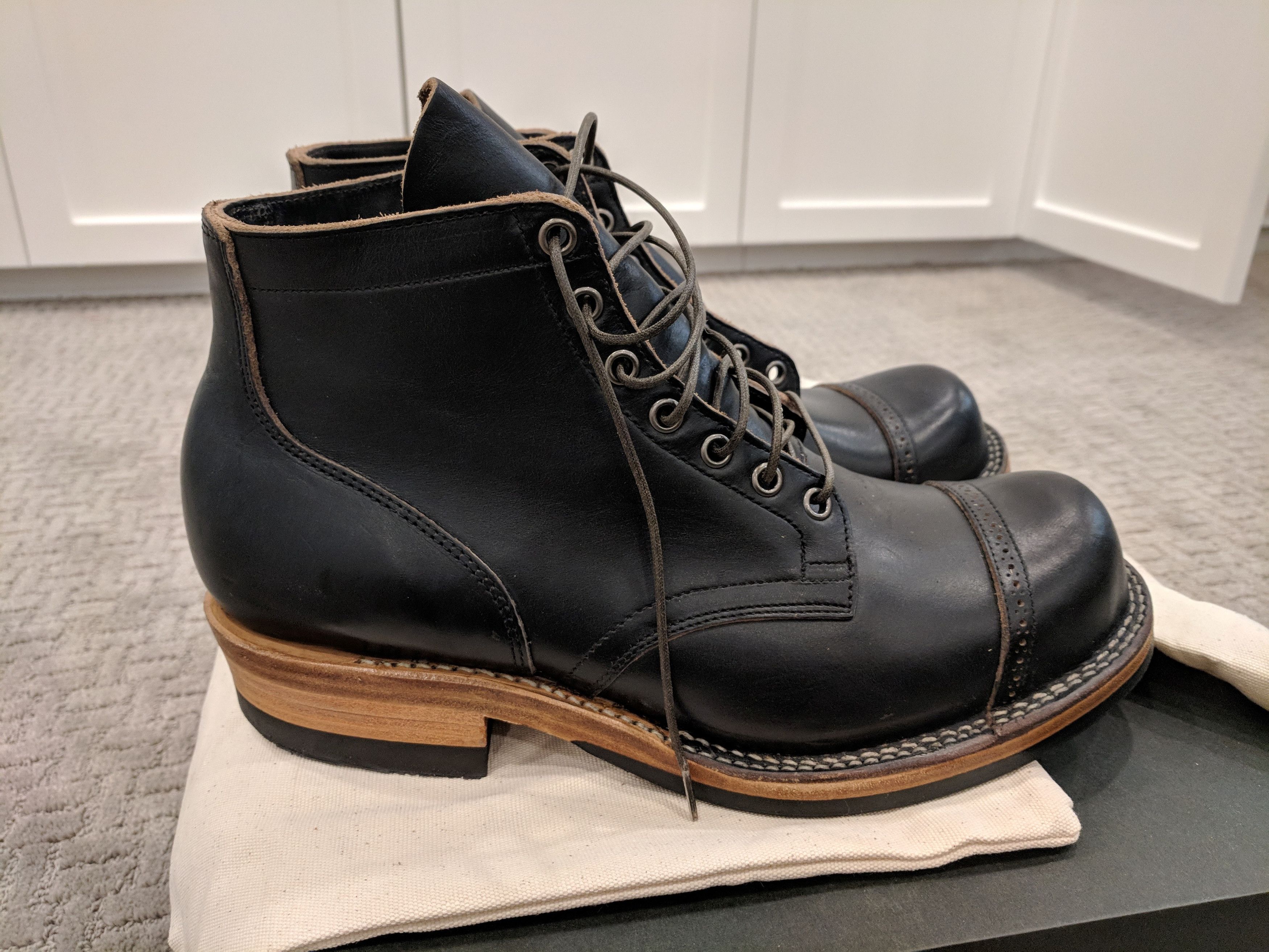Viberg Viberg Service Boot 310 Black CXL sz 9.5 | Grailed