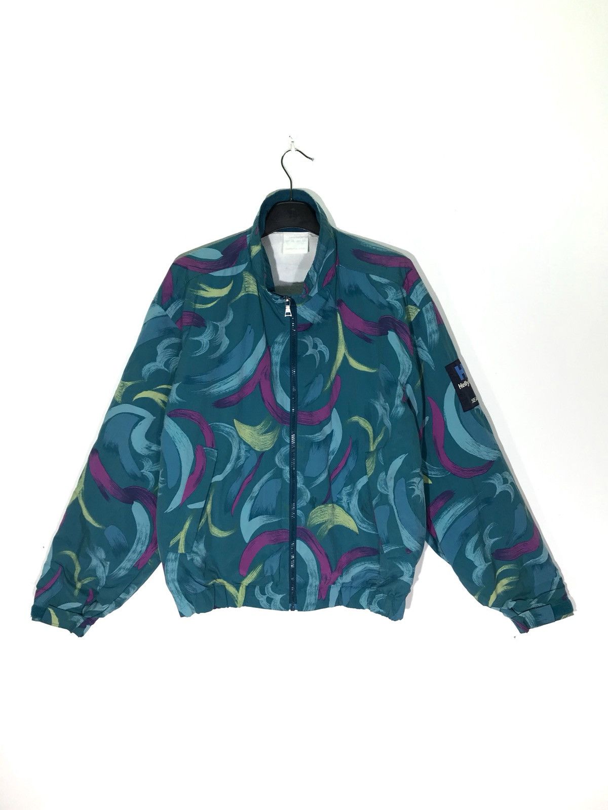 Helly Hansen Norway Sea Life Abstract Windbreaker Jacket Light Jackets