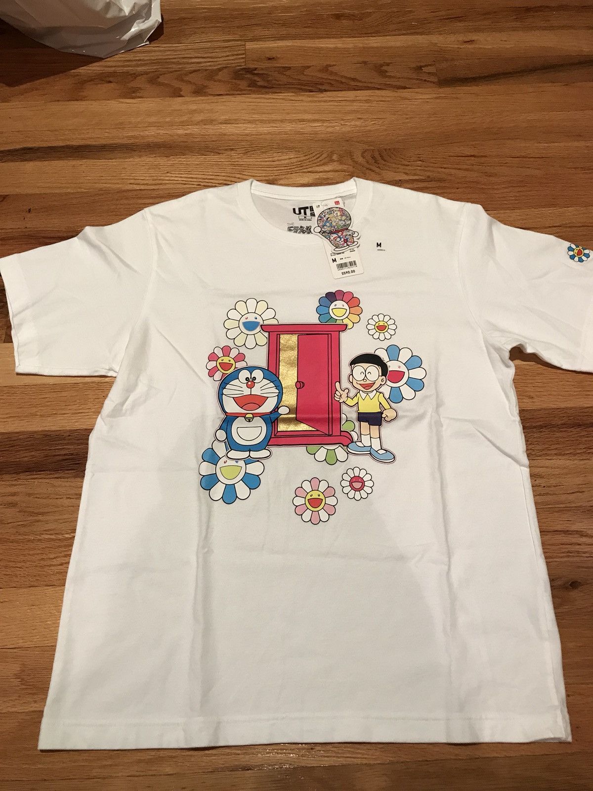 Uniqlo Doraemon X Takashi Murakami Short Sleeve Tee White Grailed