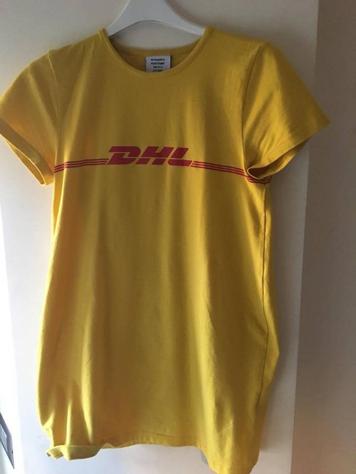 Vetements DHL tshirt | Grailed