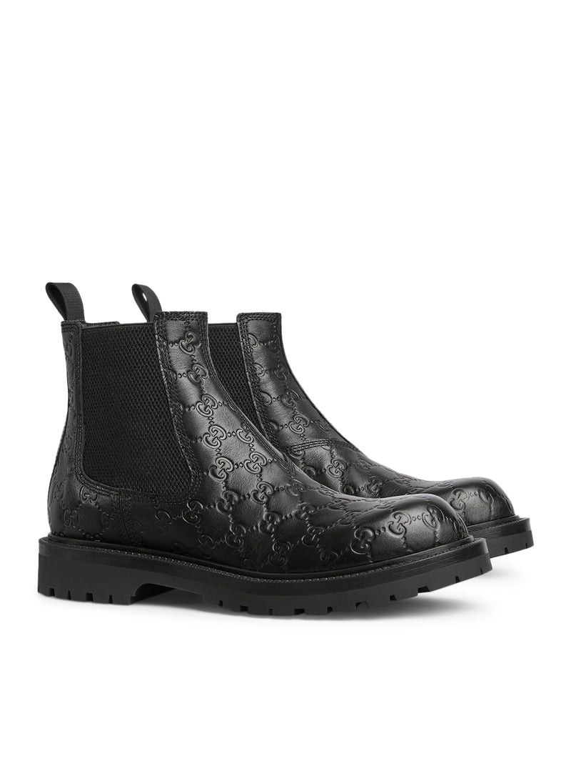 Gucci MEN`S BOOT WITH WEB DETAIL | Grailed