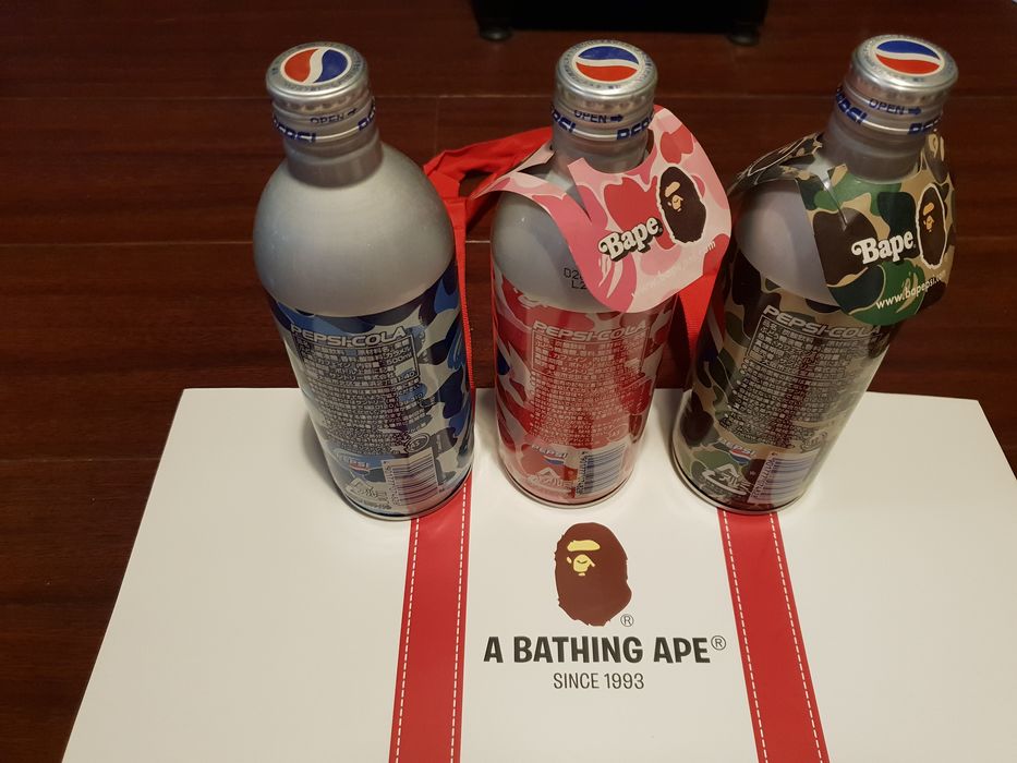 Bape Bape Pepsi Bottles | Grailed