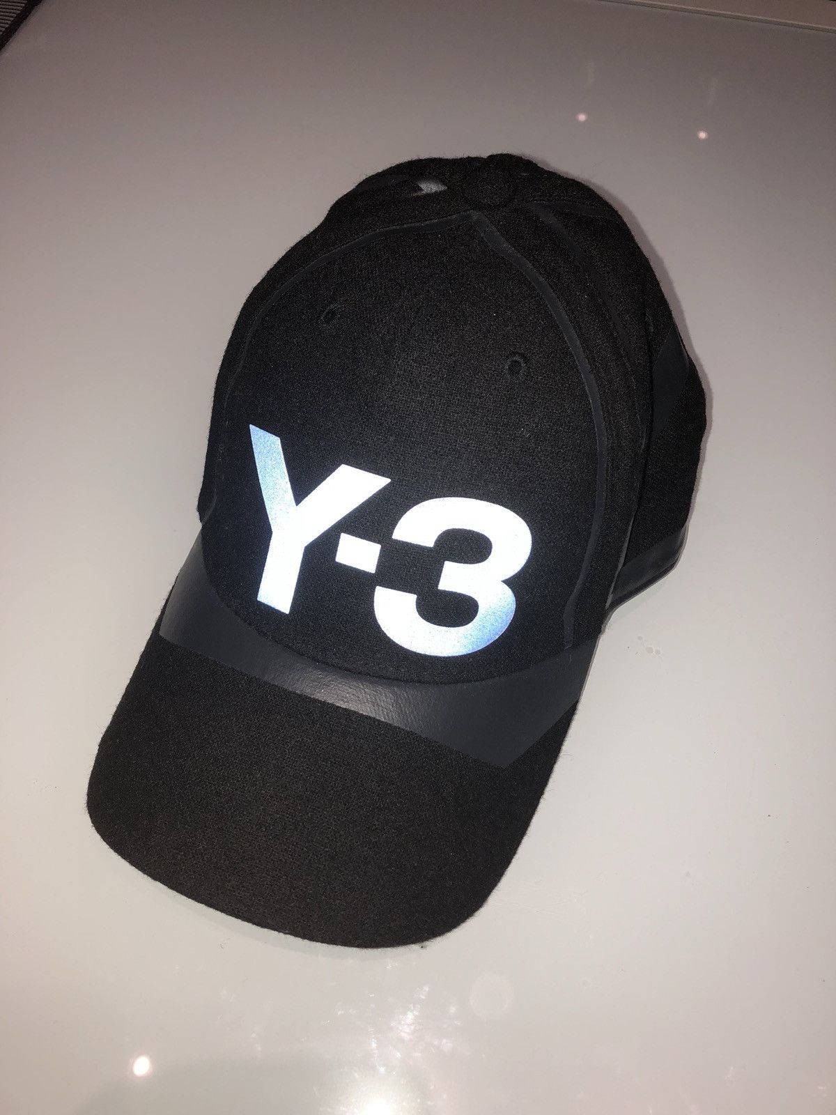 Y-3 Y-3 Constructed Reflective Hat Cap Black Y3 Yohji Yamamoto | Grailed
