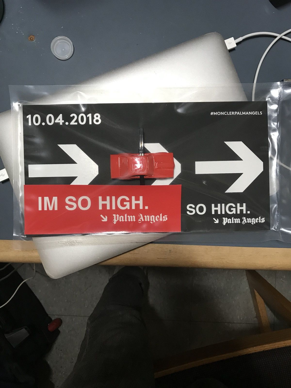Moncler × Palm Angels Car & Stickers Gift Exclusive | Grailed