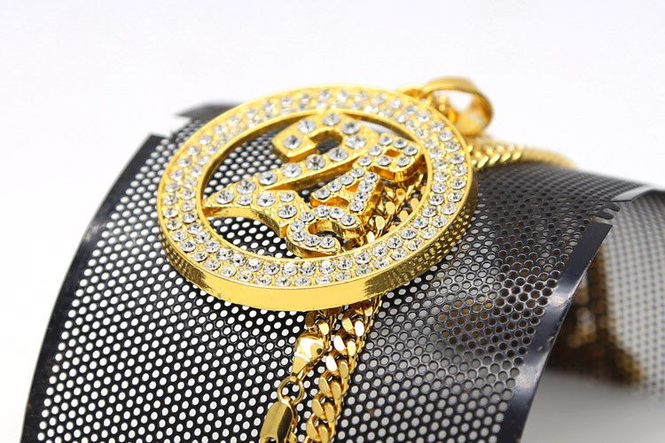 Jewelry Mens Gold Ice Out BIG 2pac Meddalion Tupac Rapper Pendant ...