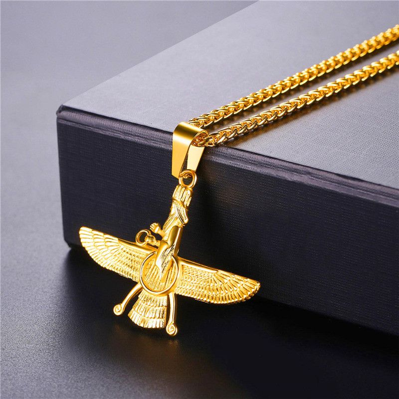 Jewelry Ahura Mazda Pendant Men Iran Jewelry Stainless Steel ...