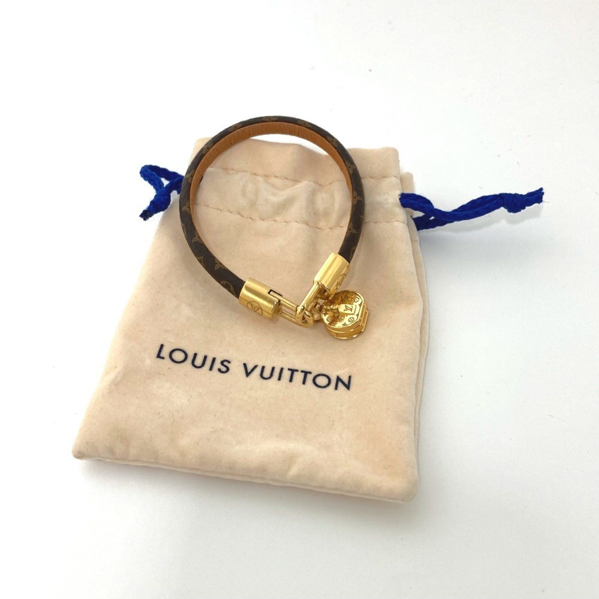 Louis Vuitton LOUIS VUITTON M6442F Monogram Bracelet LV Tribute Boite Chapeau Canvas Women s Brown Grailed