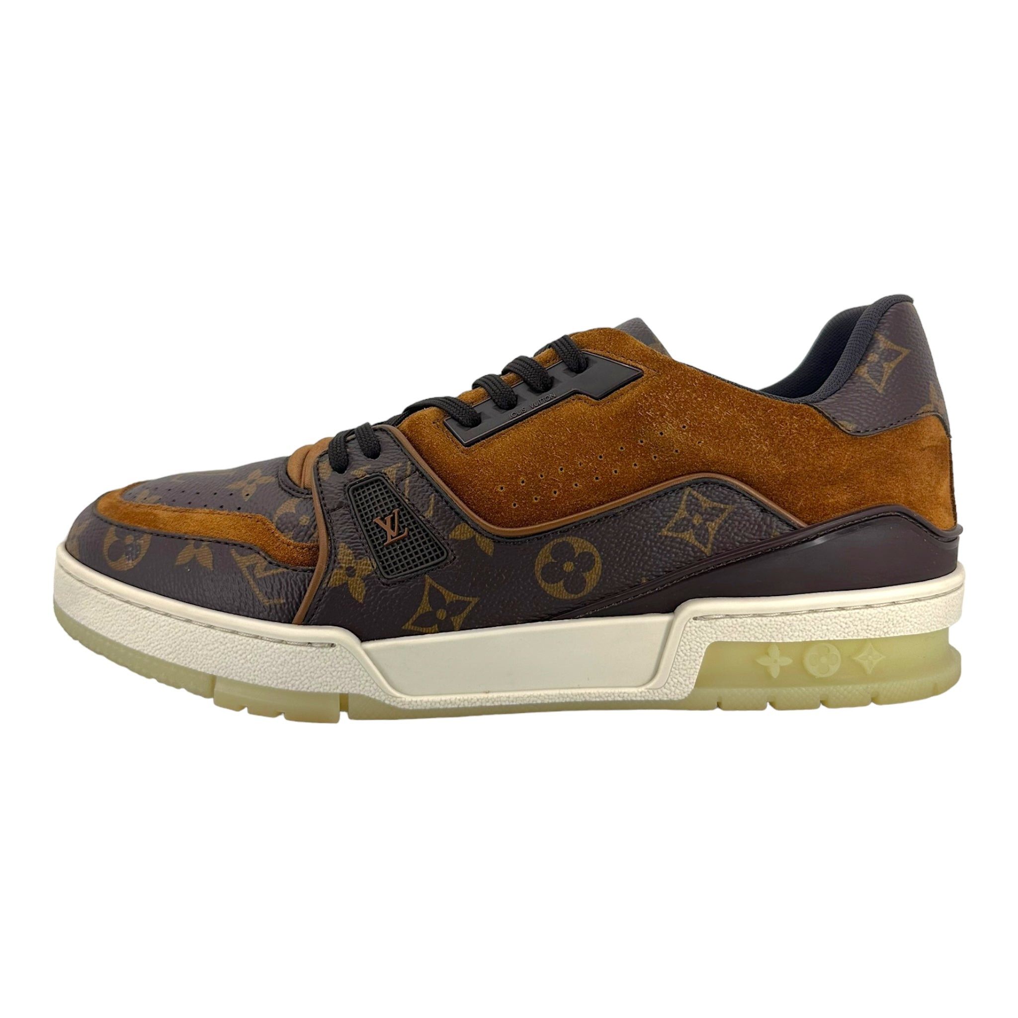 Louis Vuitton LV Trainer Low Monogram Brown | Grailed