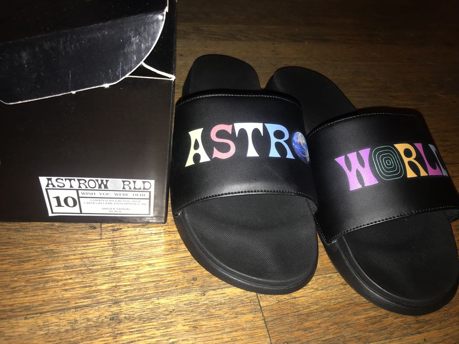 Travis Scott Astroworld Color Slides | Grailed