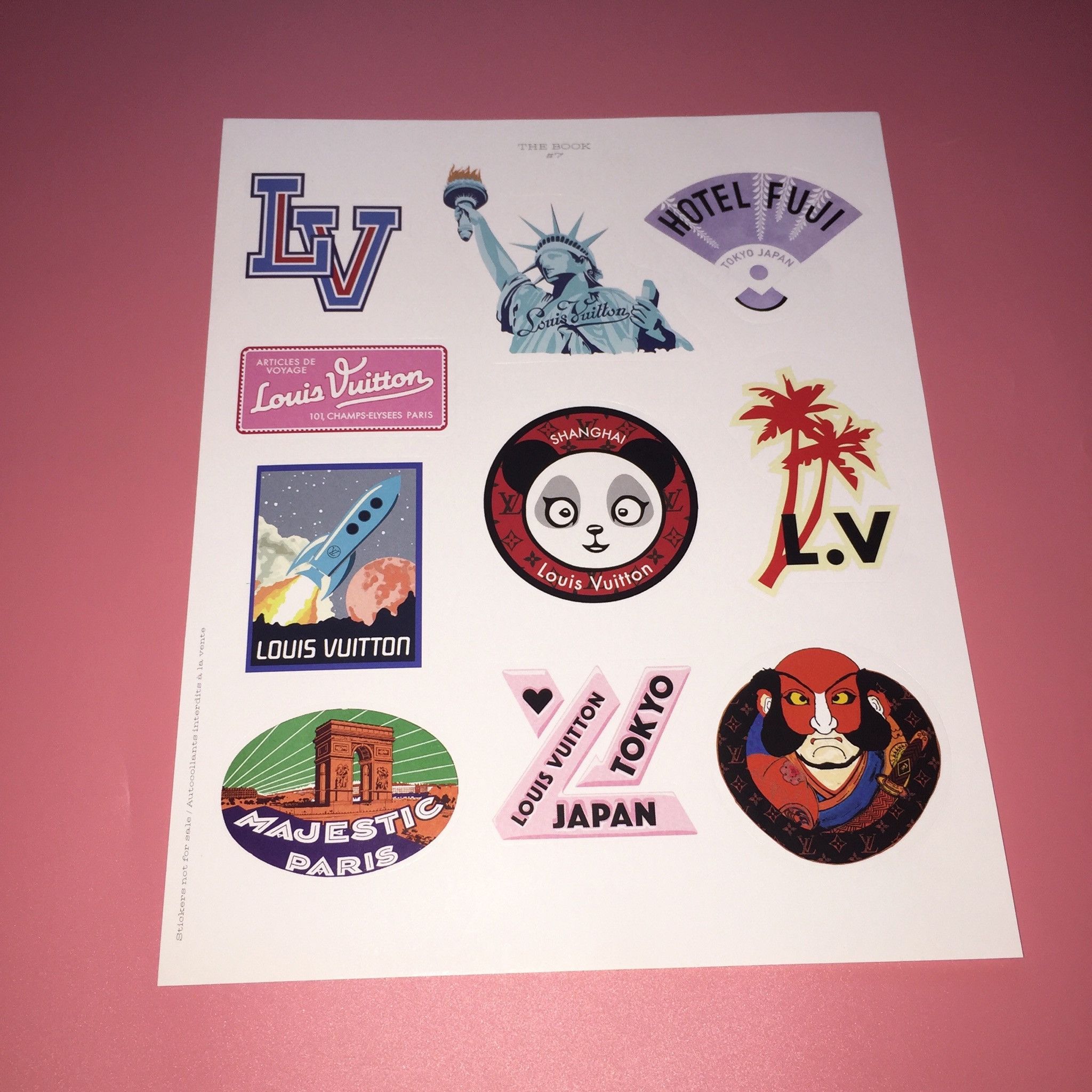 Louis Vuitton Louis Vuitton Sticker Sheet | Grailed