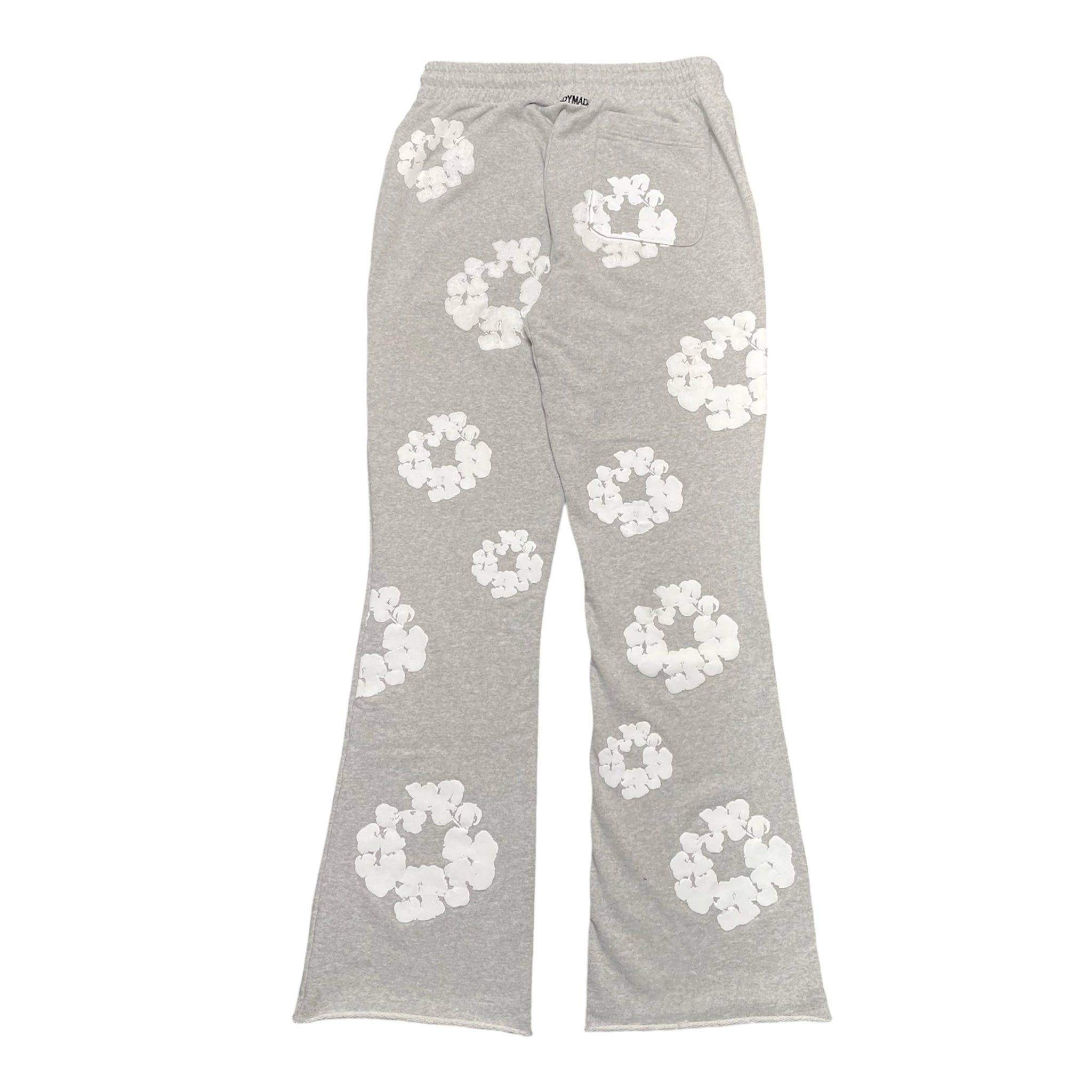 DENIM TEARS x Readymade The Cotton Wreath Flare Sweatpants Grey | Grailed