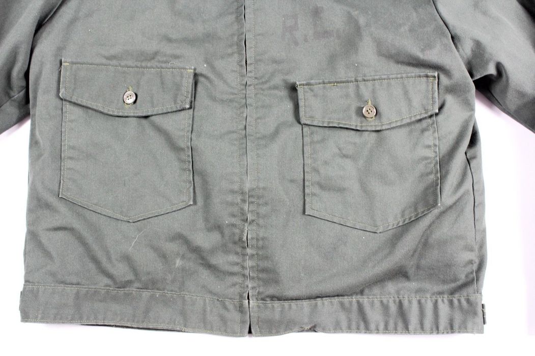 Vintage Vtg 50s Lee Chetopa Mens 42 R Lined Full Zip Talon Zipper Twill ...