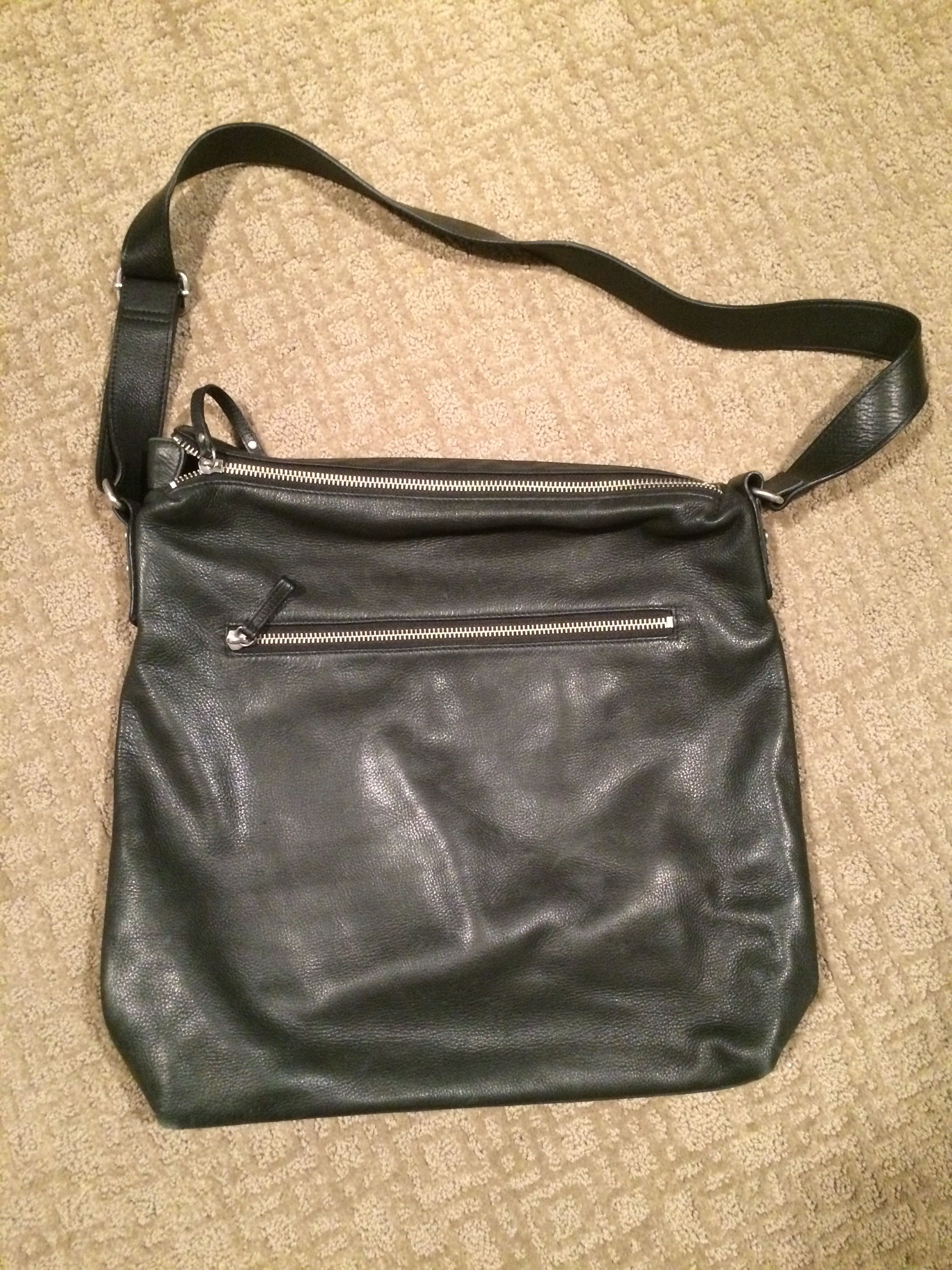 Club Monaco Club Monaco leather man-bag | Grailed