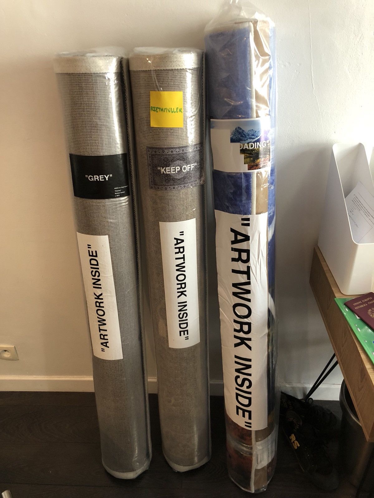 Ikea × Off-White × Virgil Abloh IKEA x Virgil Abloh “STILL LOADING” Rug ...